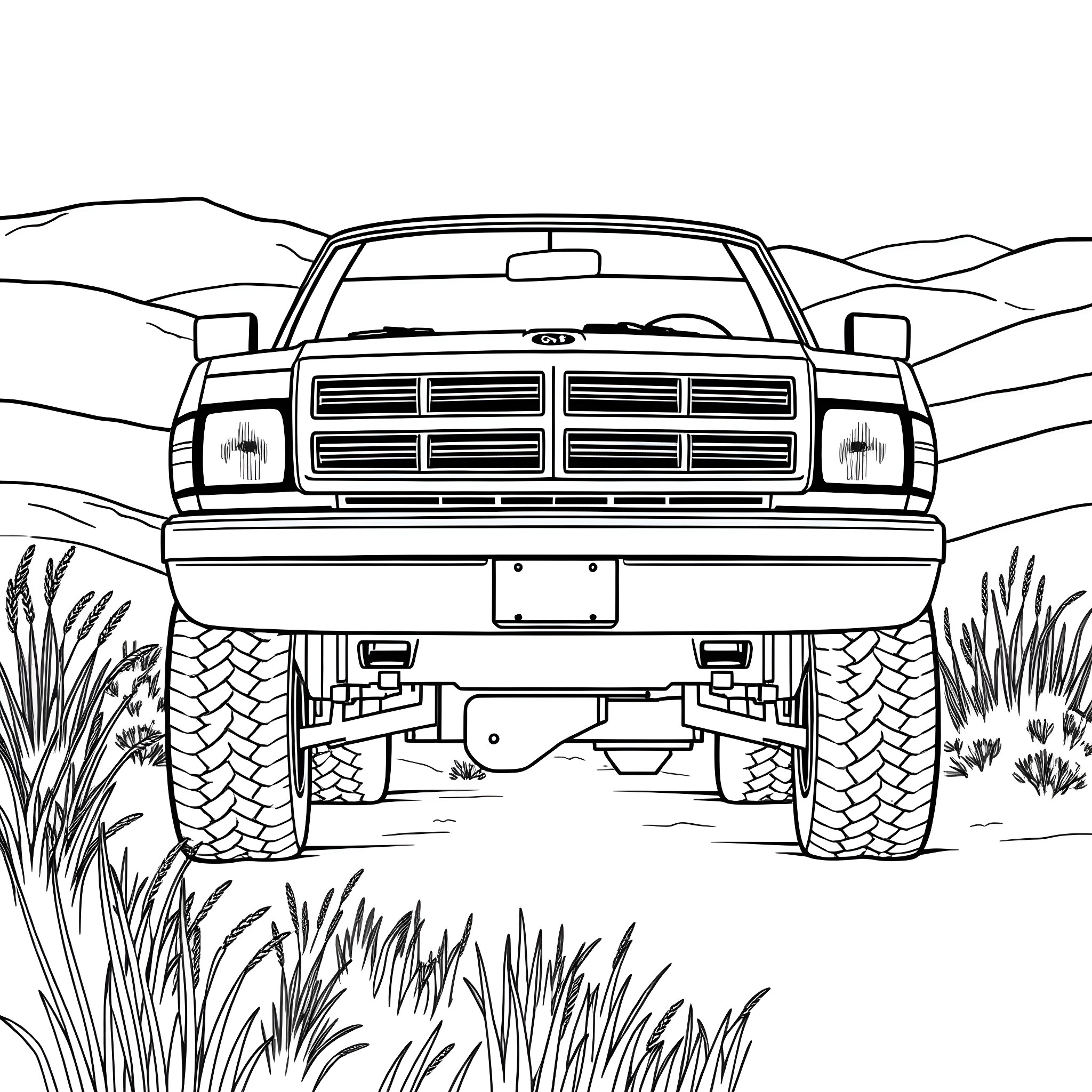 Best Dodge Ram Coloring Pages (Free Printable PDF)