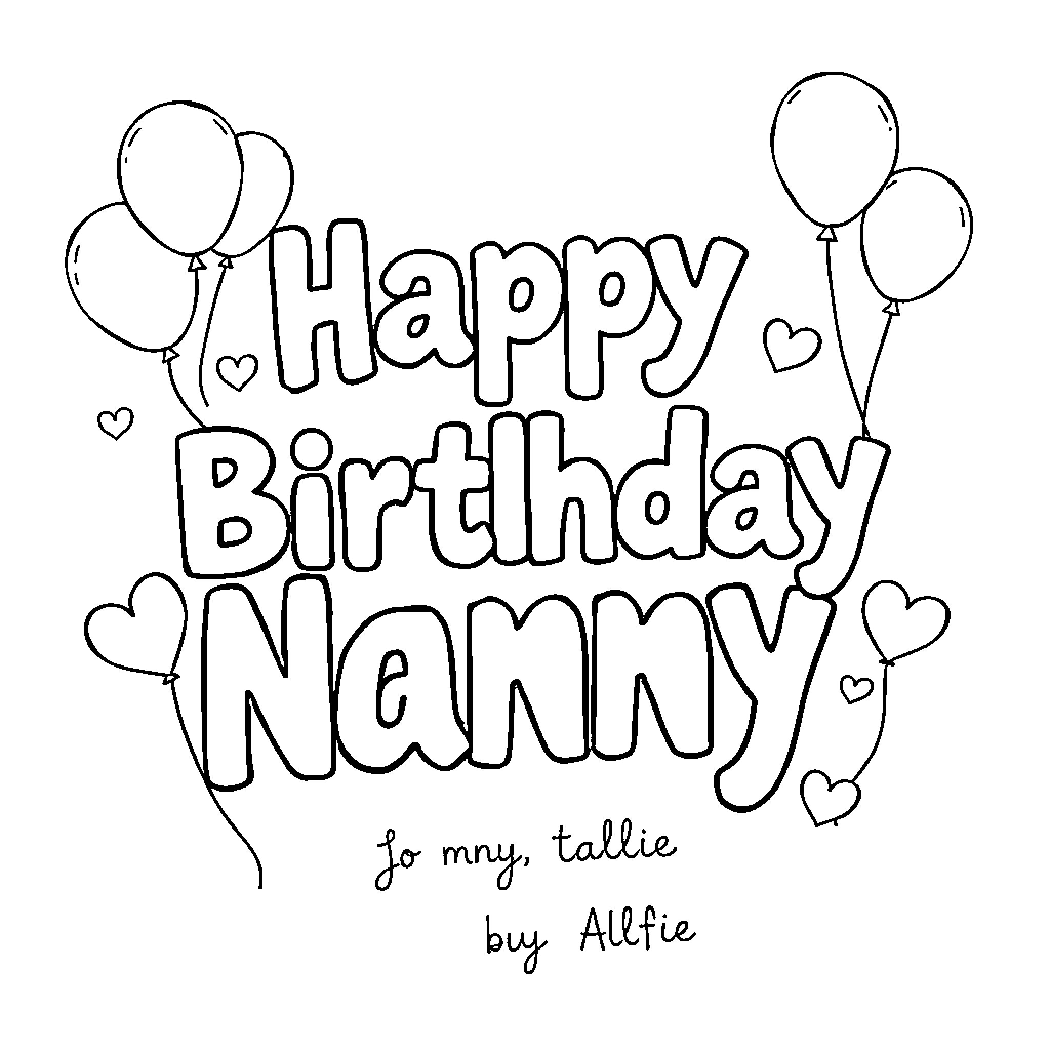 Best Nanny Coloring Pages (Free Printable PDF)