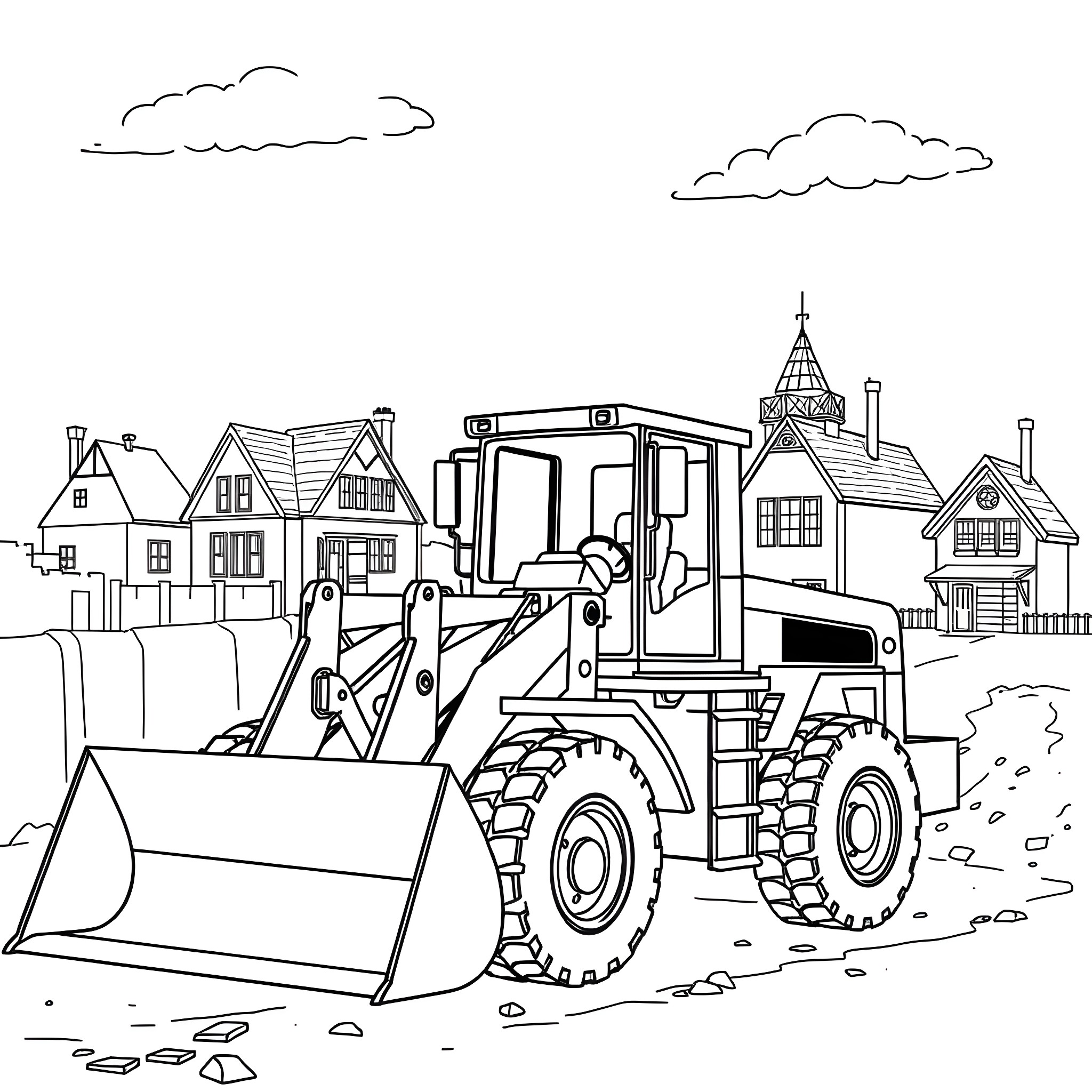 Best Front Loader Coloring Pages (Free Printable PDF)