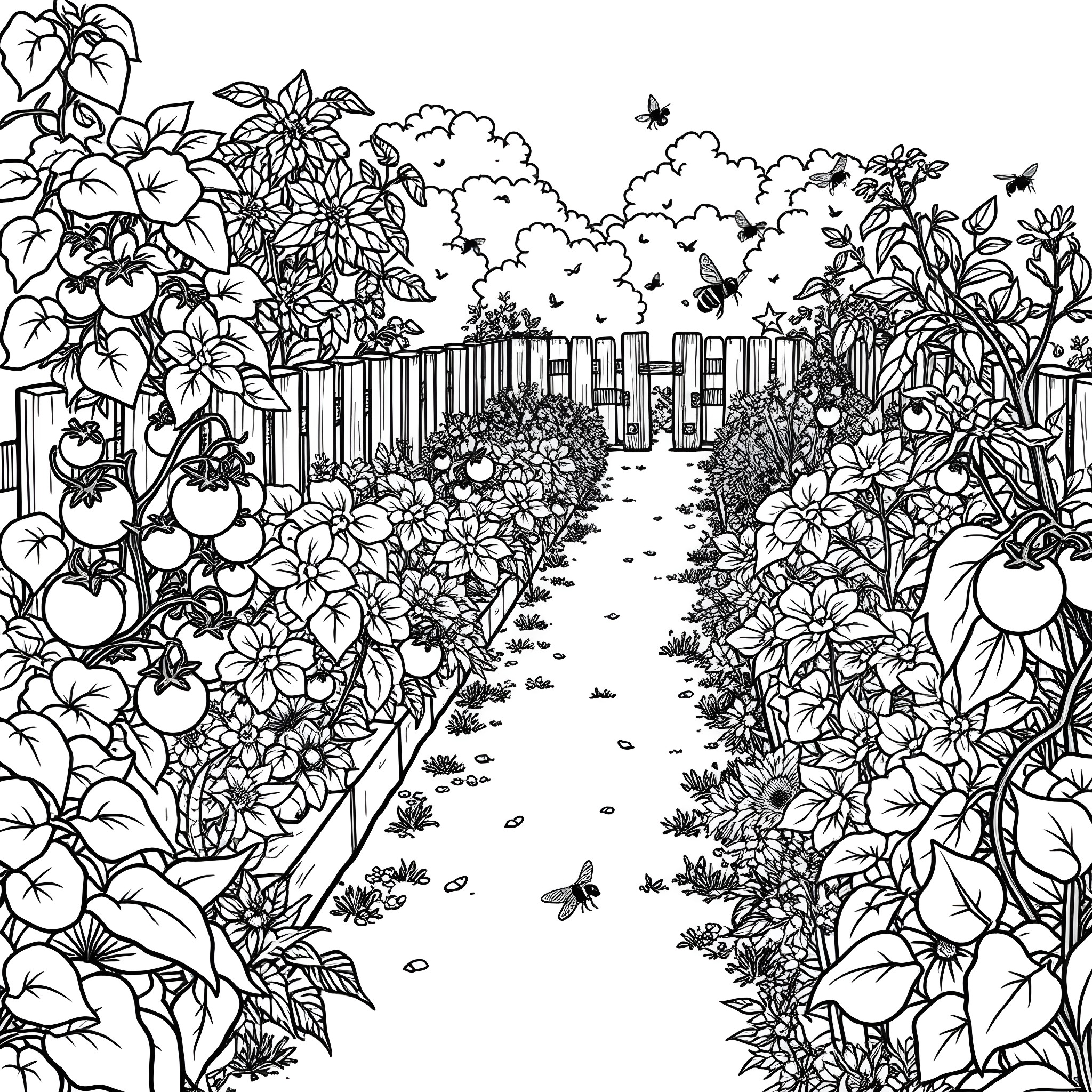 Best Vegetable Coloring Pages (Free Printable PDF)