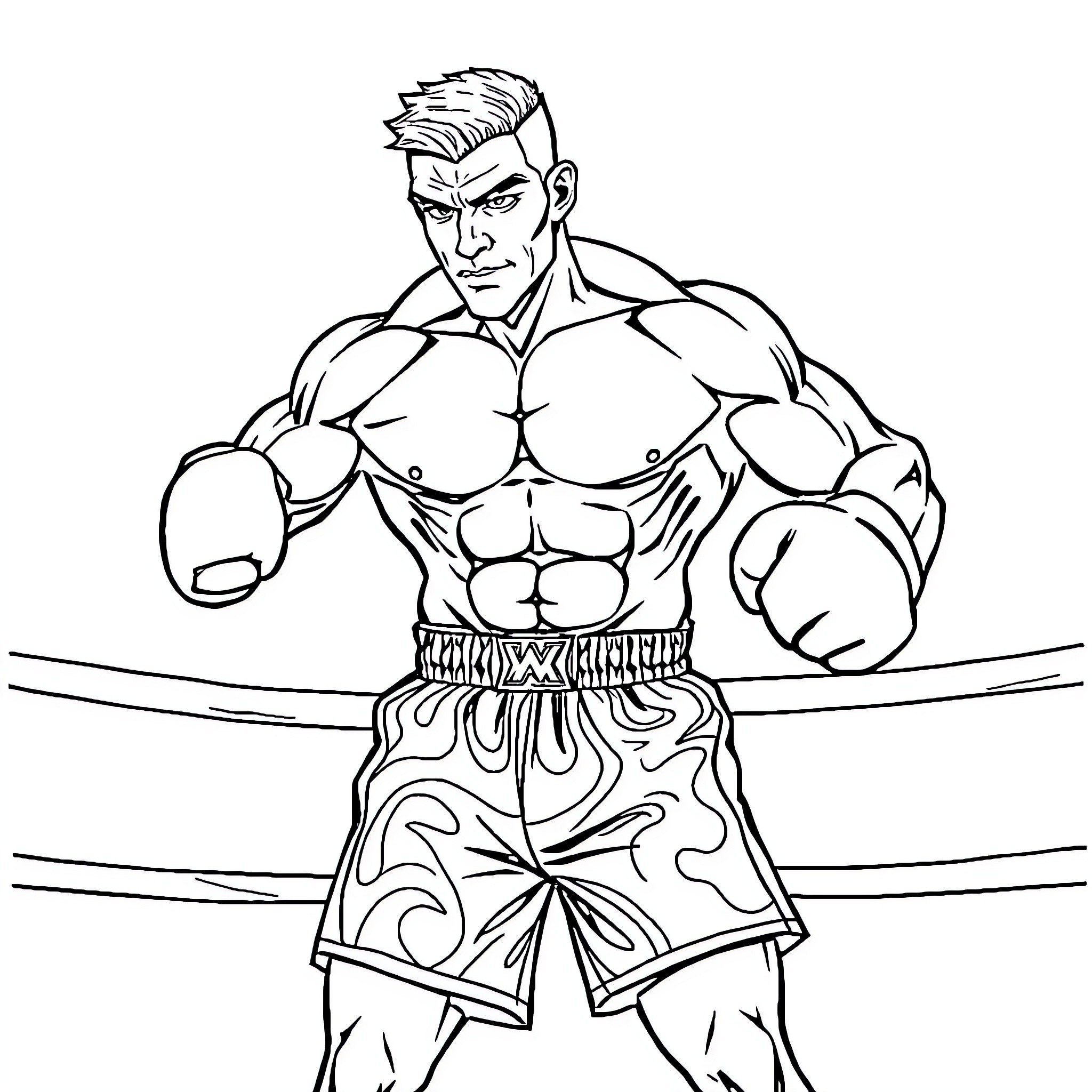 36 Best Boxer Coloring Pages (Free Printable PDFs)