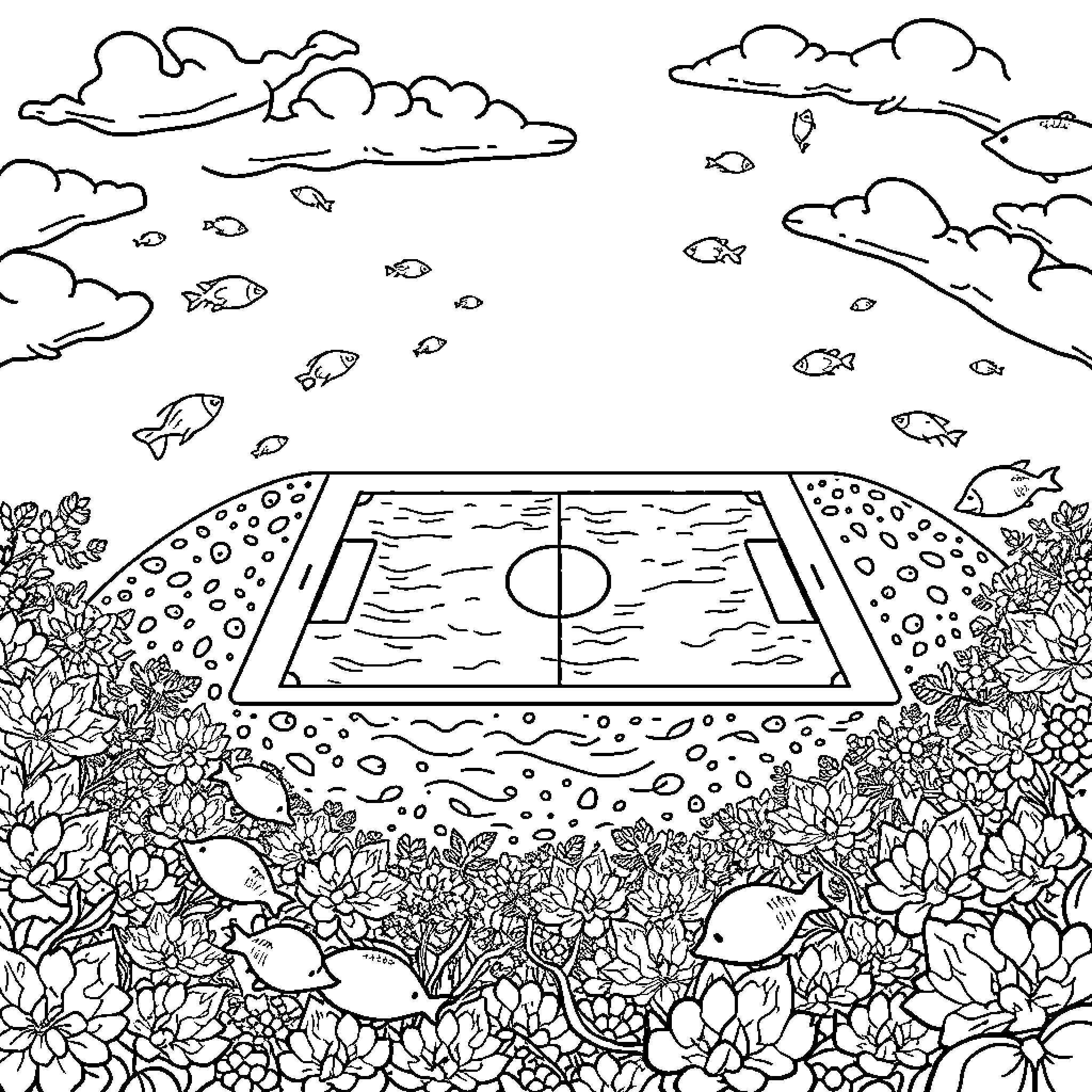 Best Football Pitch Coloring Pages (Free Printable PDF)