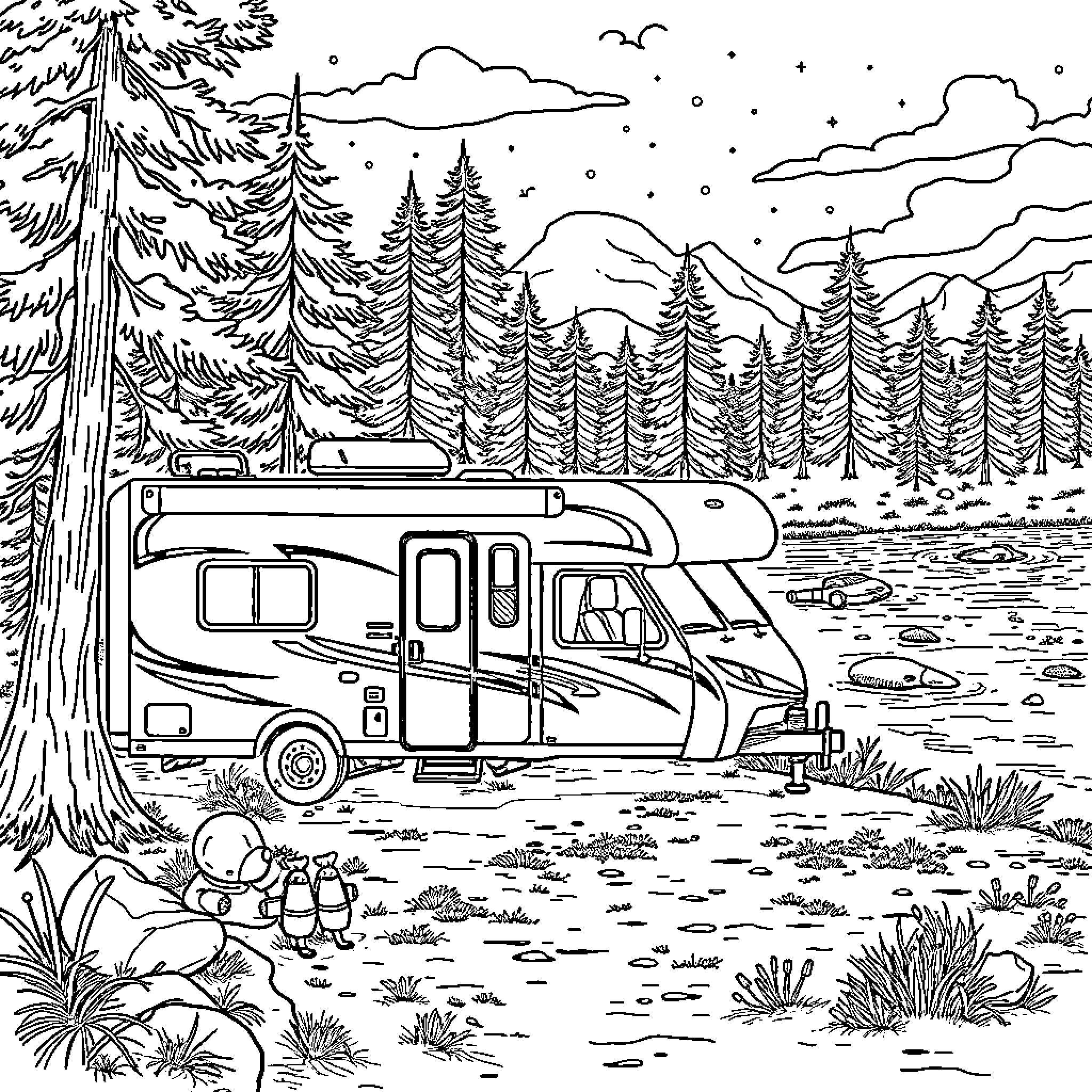 Best Forest River Coloring Pages (Free Printable PDF)
