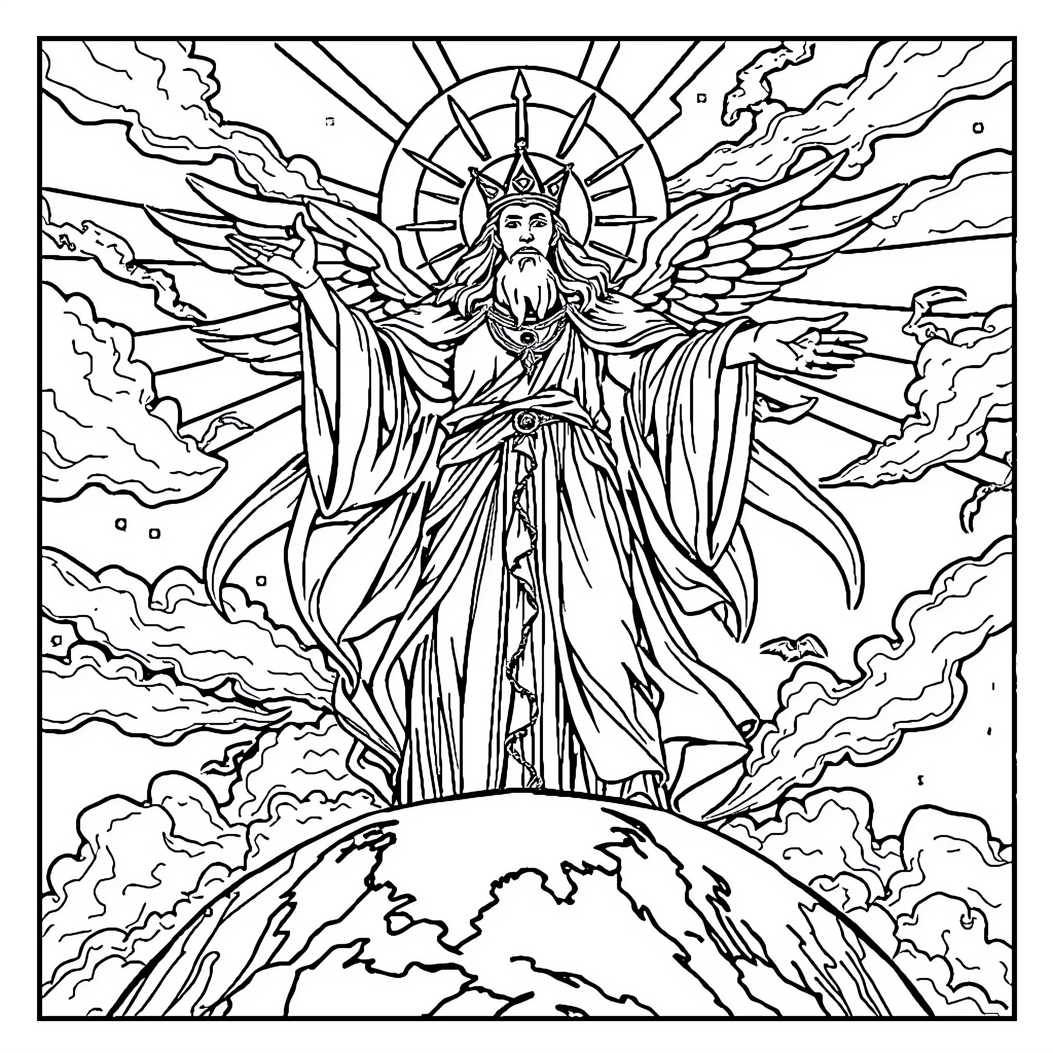 Best God Coloring Pages (Free Printable PDF)