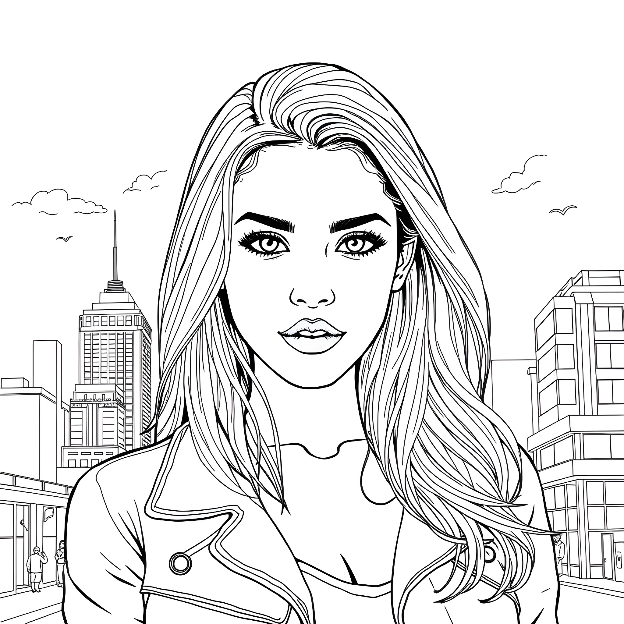 11 Best Jenna Ortega Coloring Pages (Free Printable PDFs)