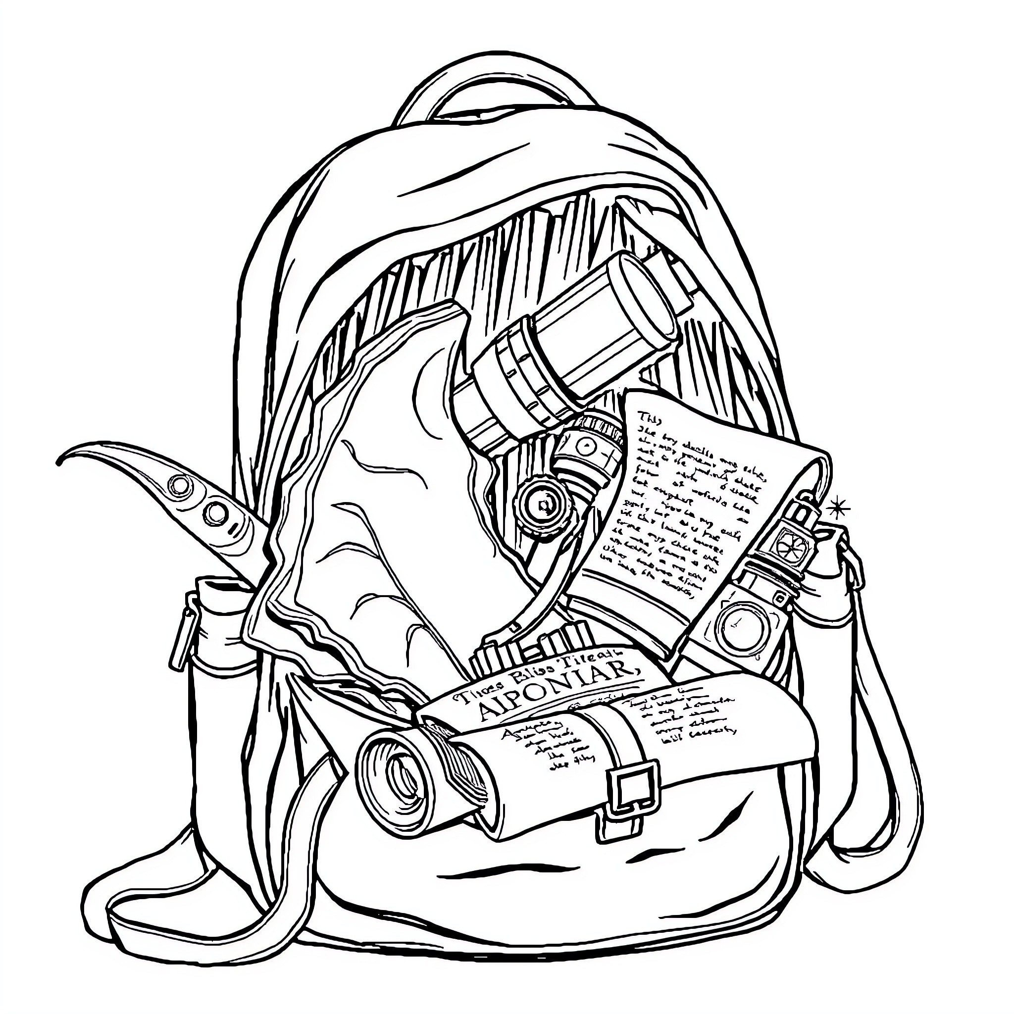 Best Backpack Coloring Pages (Free Printable PDF)