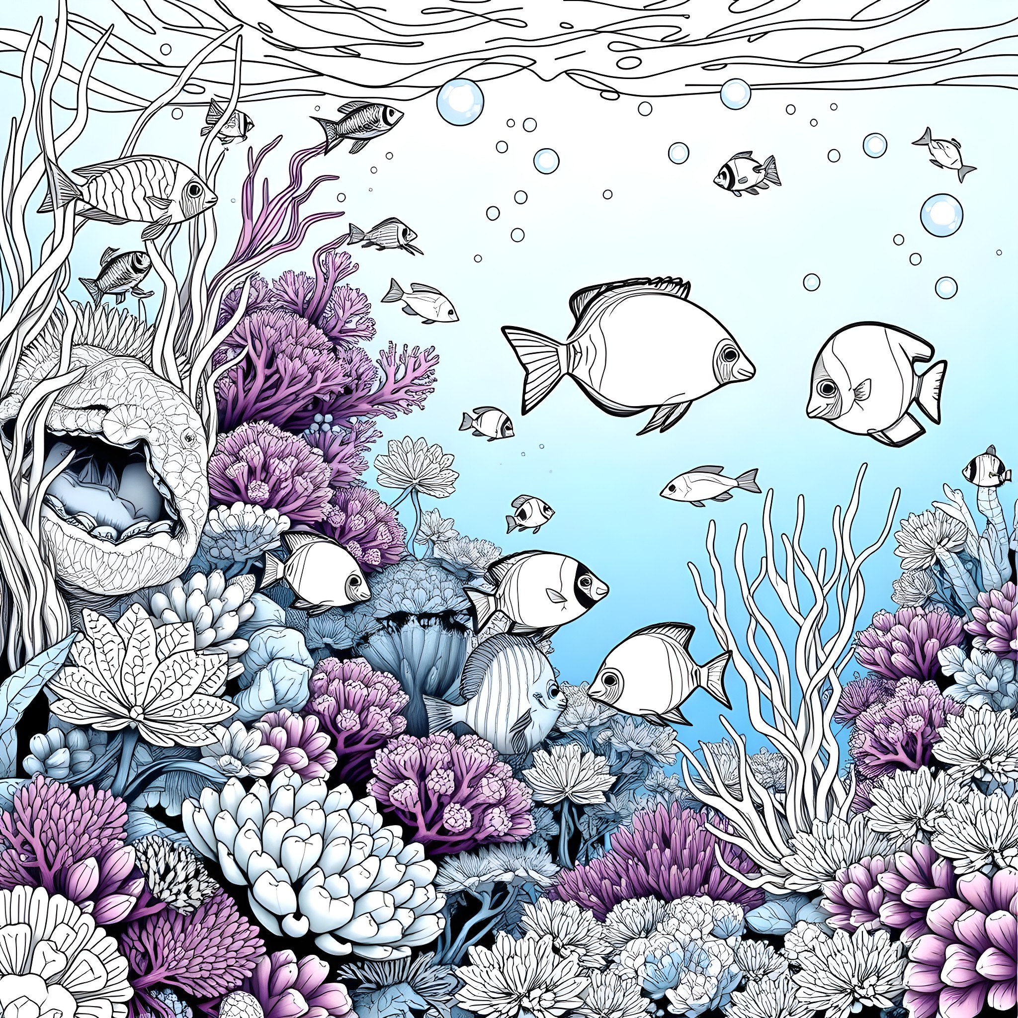 Best Fish Coloring Pages (Free Printable PDF)