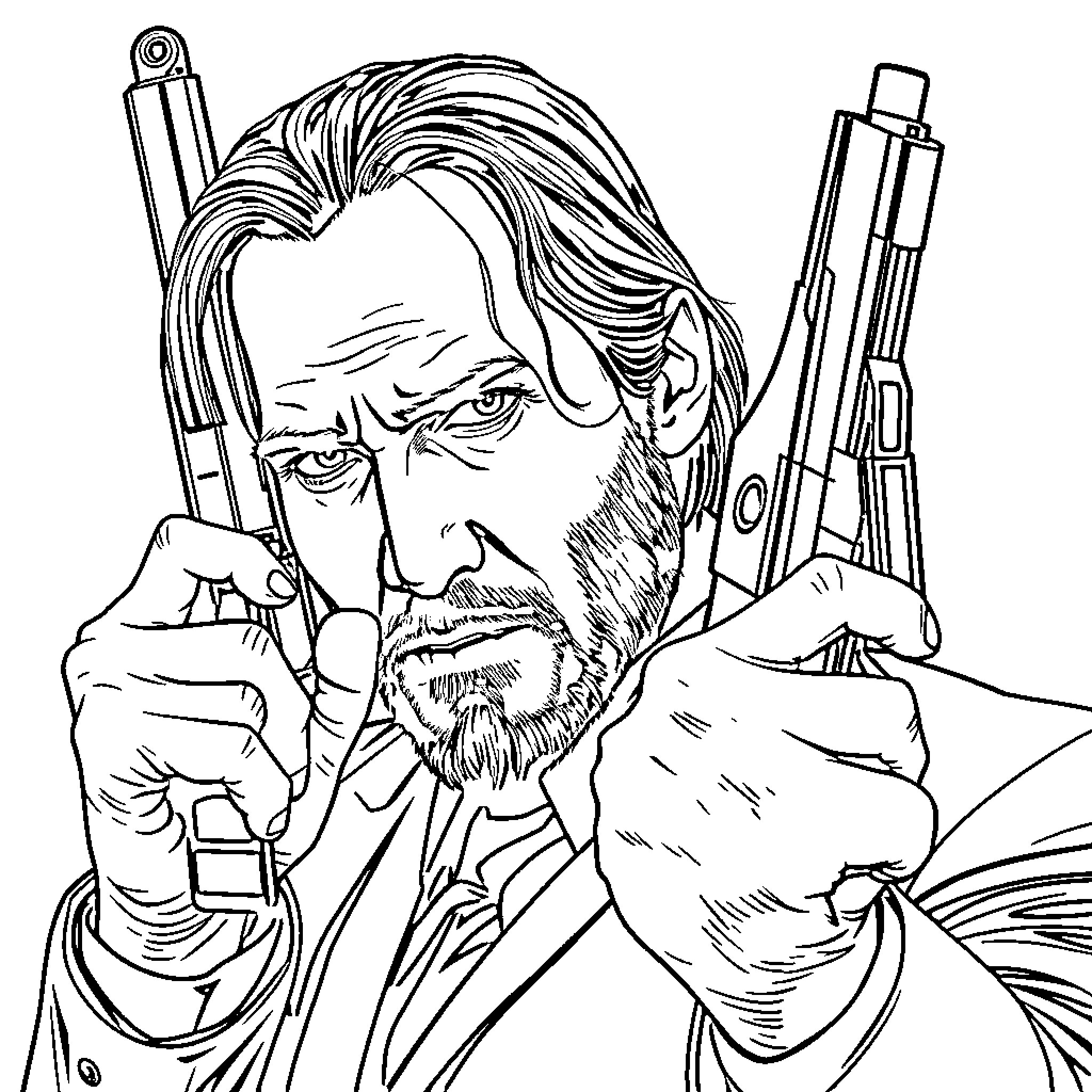Best John Wick Coloring Pages (Free Printable PDF)