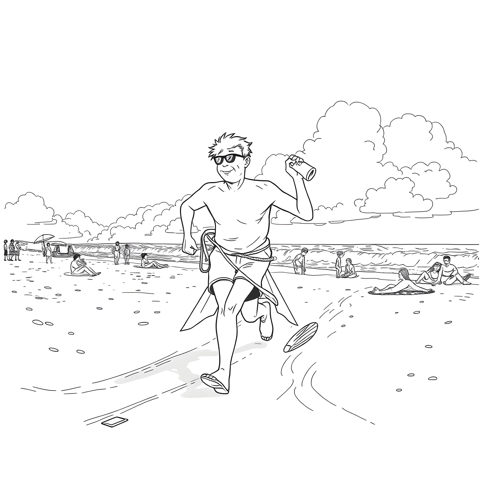 Best Lifeguard Coloring Pages (Free Printable PDF)