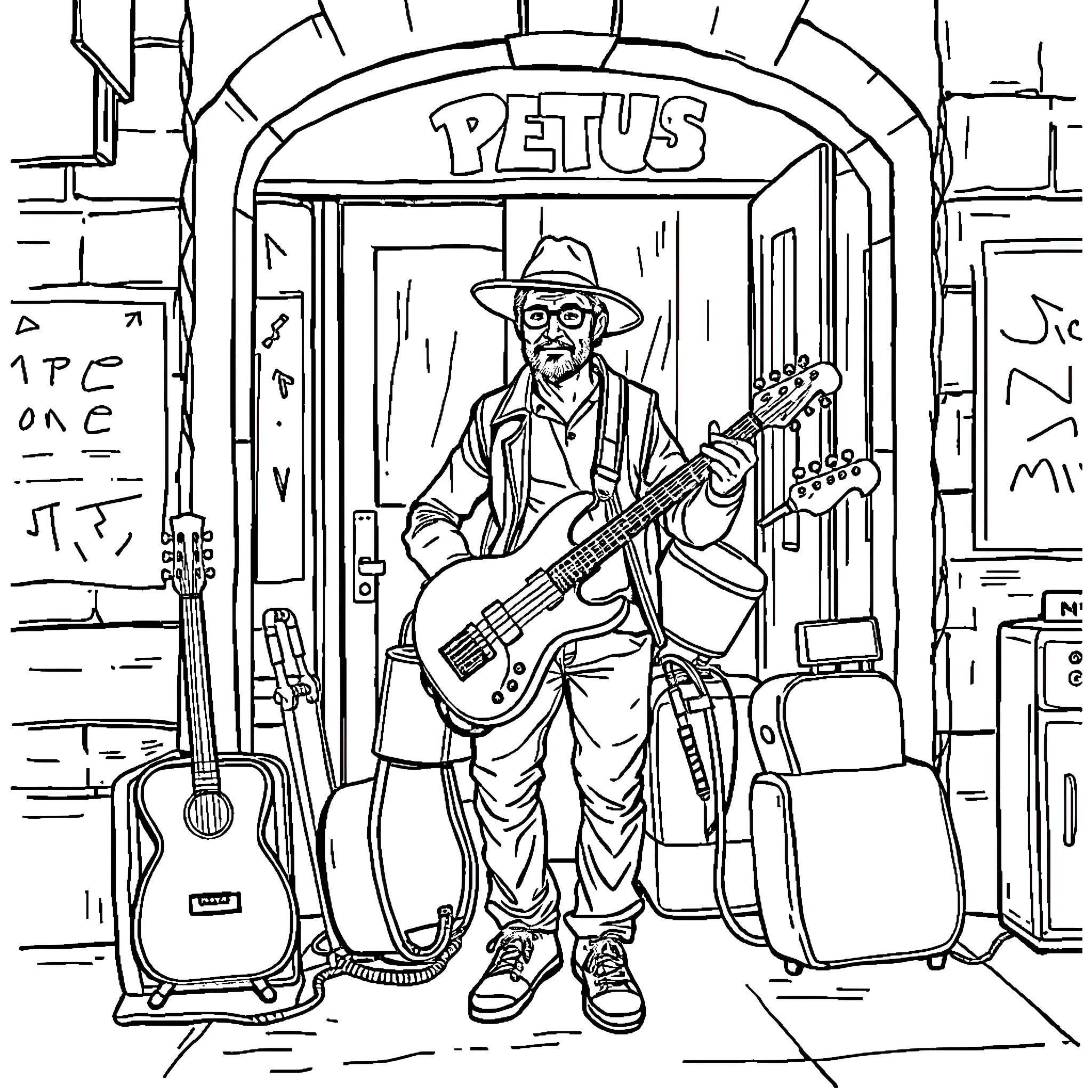 16 Best Musician Coloring Pages (Free Printable PDFs)