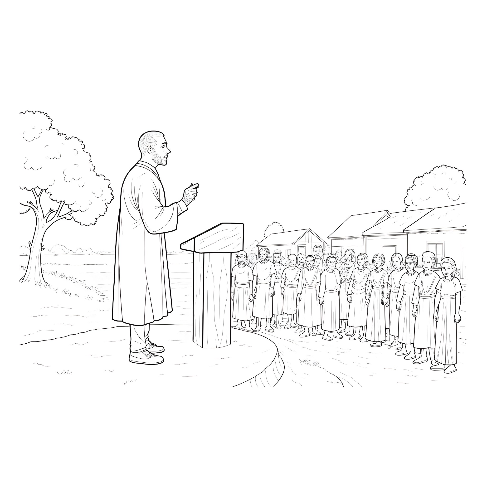 Best Pastor Coloring Pages (Free Printable PDF)