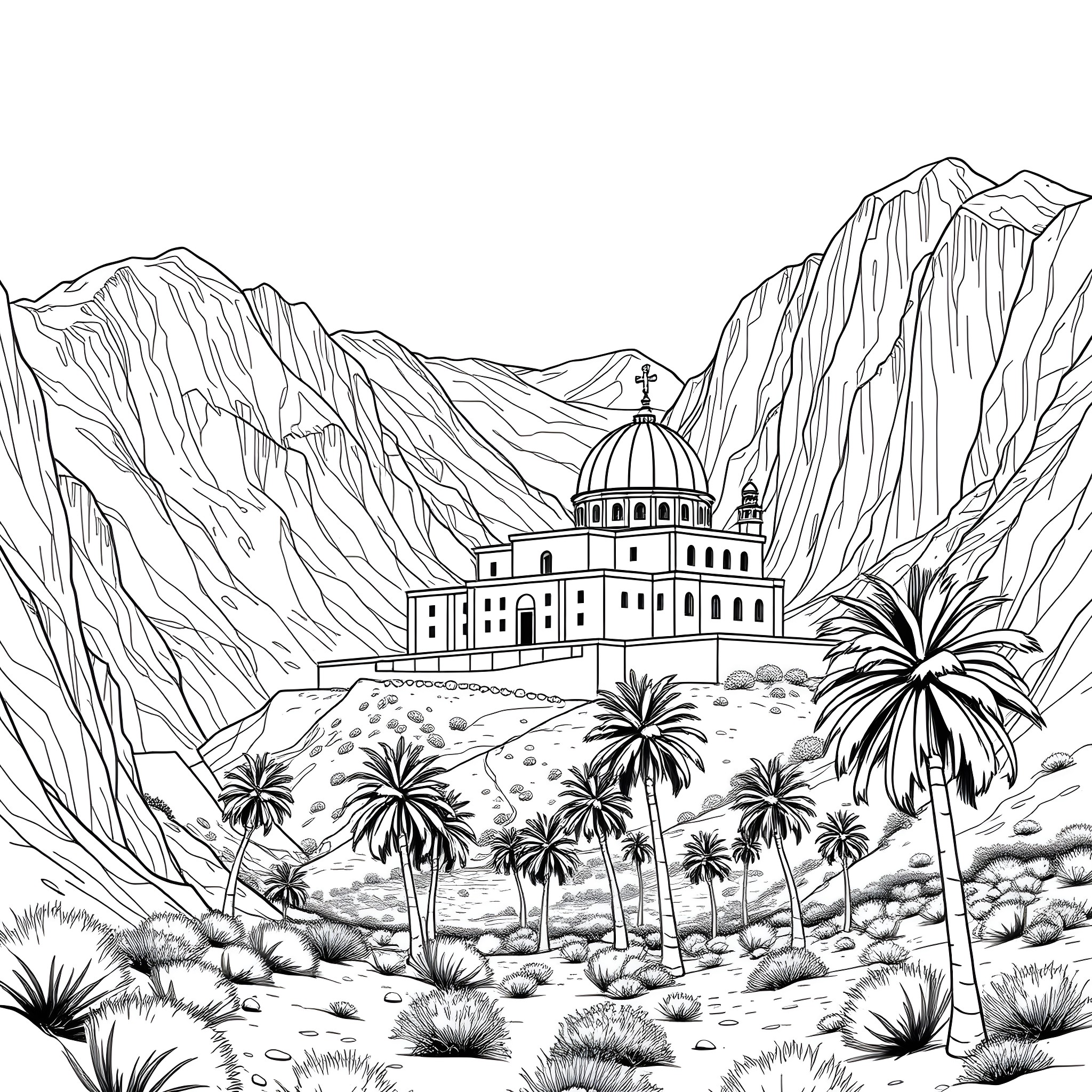 Best Saint Catherine's Monastery Coloring Pages (Free Printable PDF)