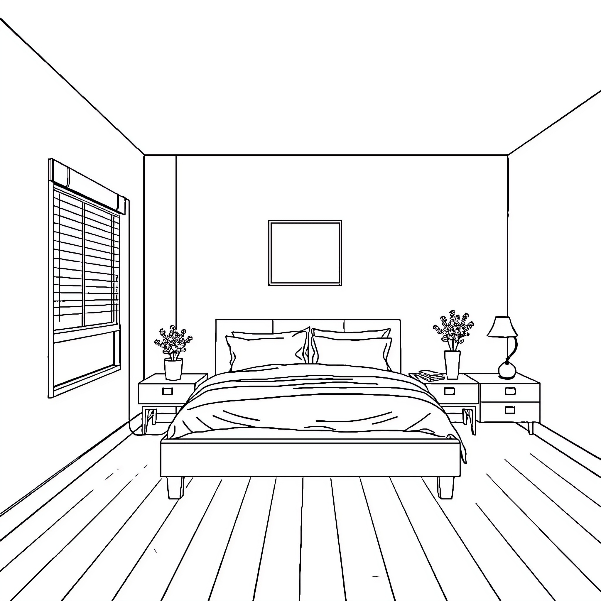 Best Bedroom Coloring Pages (Free Printable PDF)