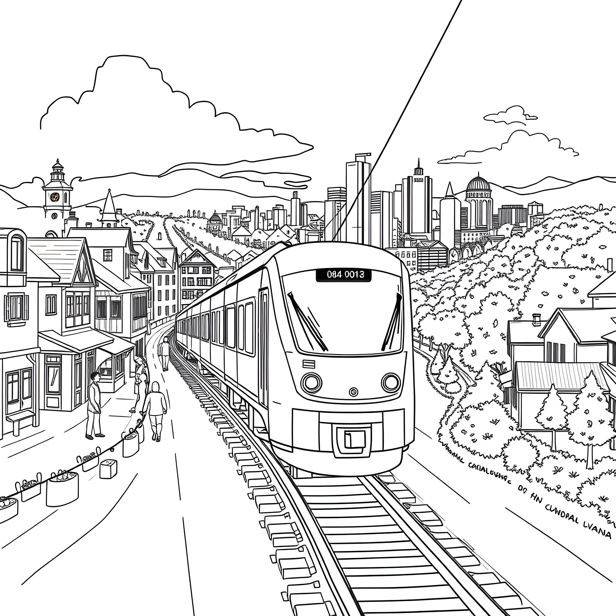 29 Best Train Coloring Pages (Free Printable PDFs)