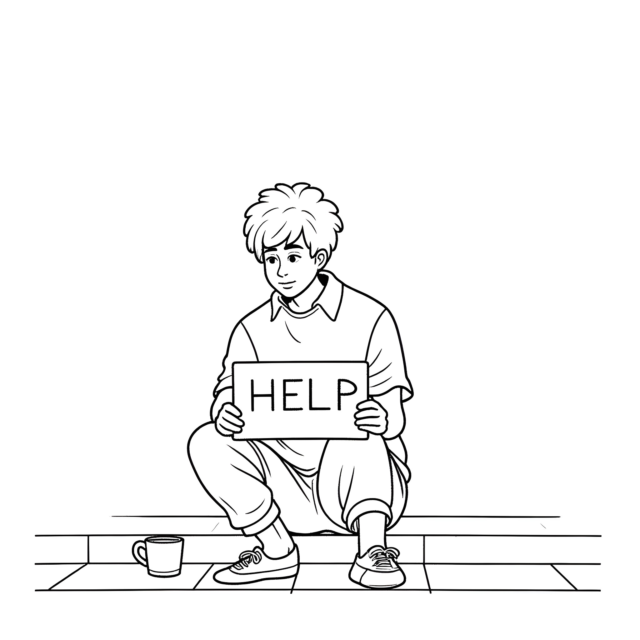 1 Best Begging Coloring Pages (Free Printable PDFs)