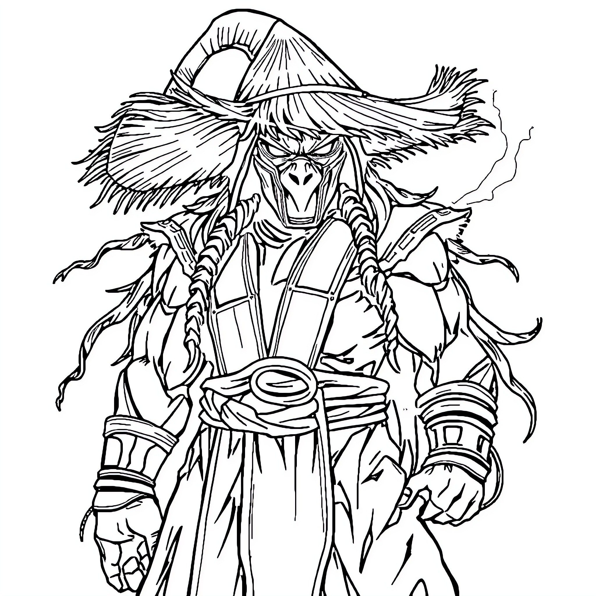 Best Raiden Coloring Pages (Free Printable PDF)