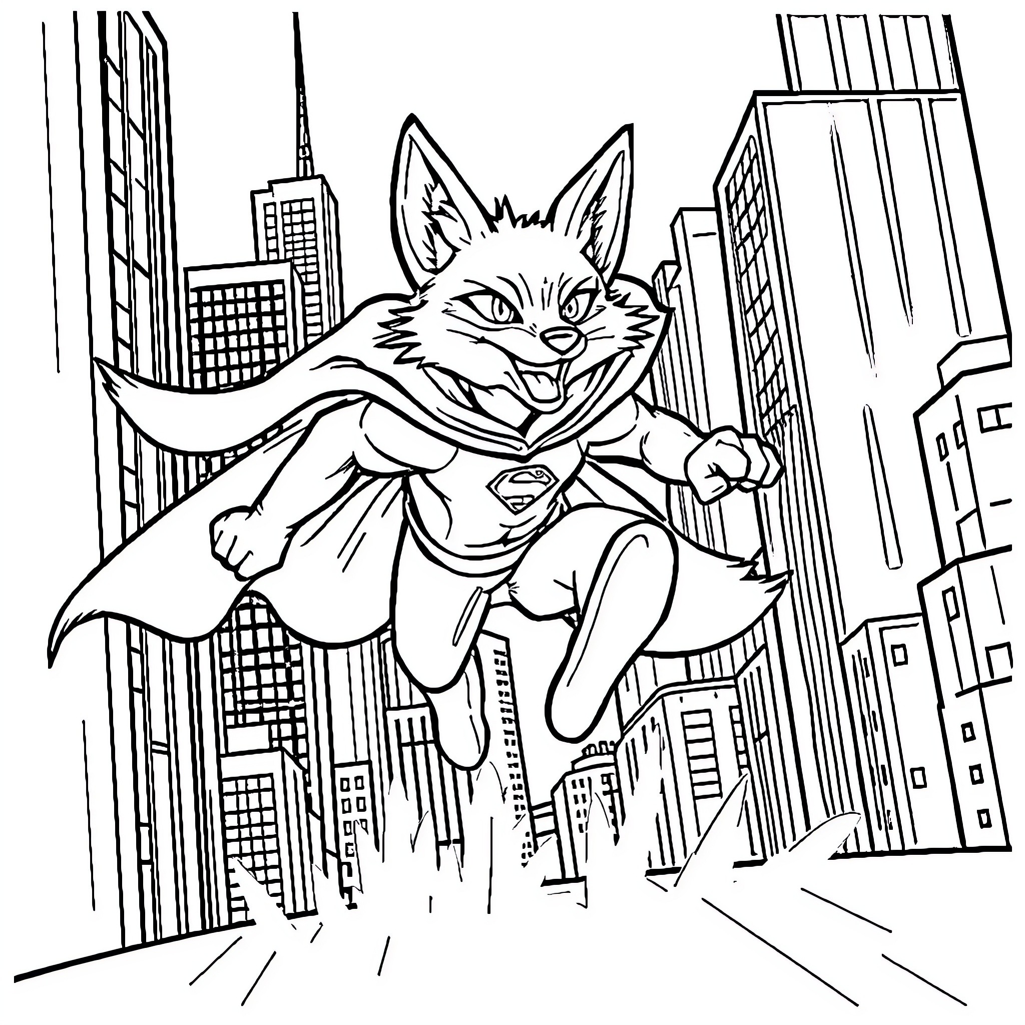 Best Superhero Fox Coloring Pages (Free Printable PDF)