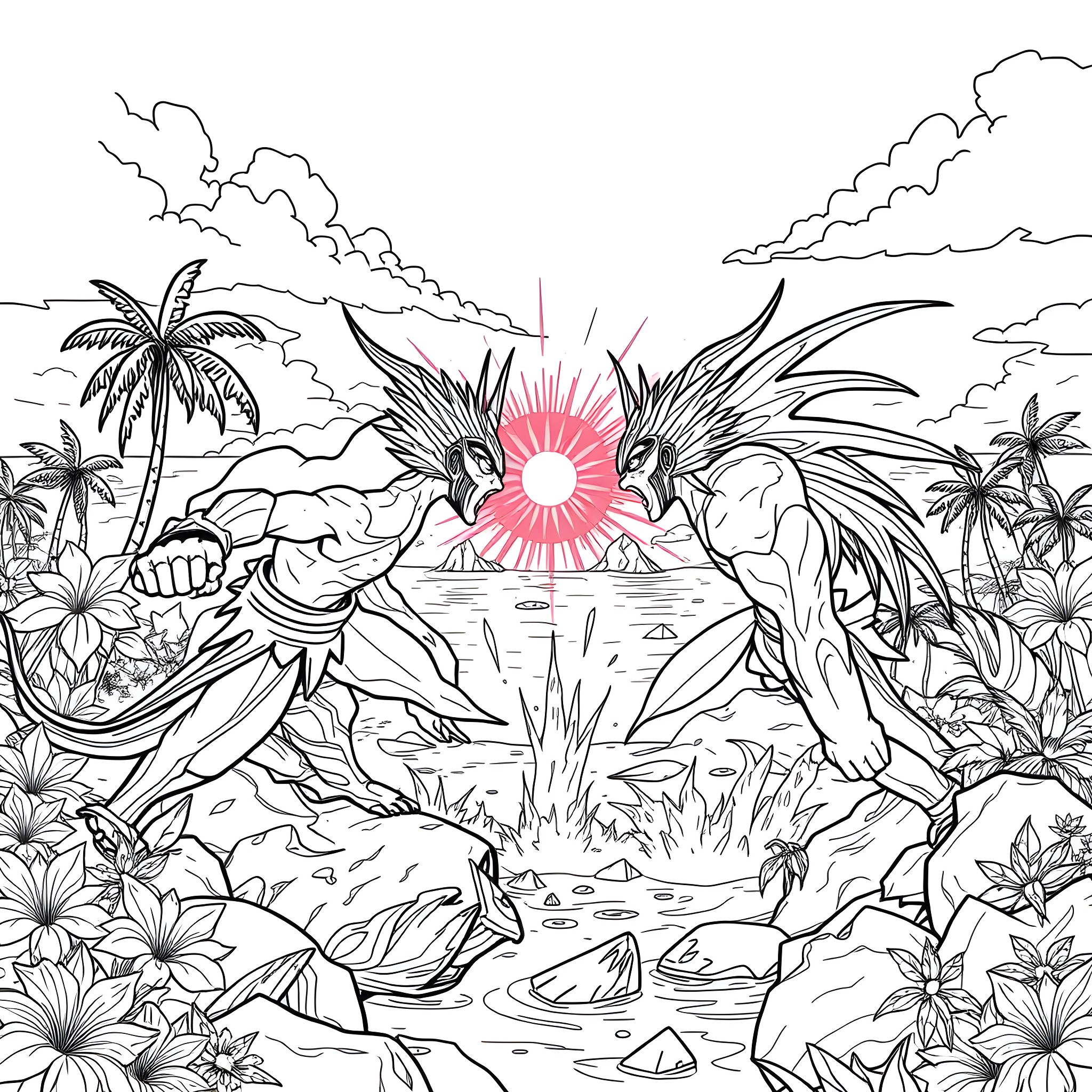 Best Battle Coloring Pages (Free Printable PDF)