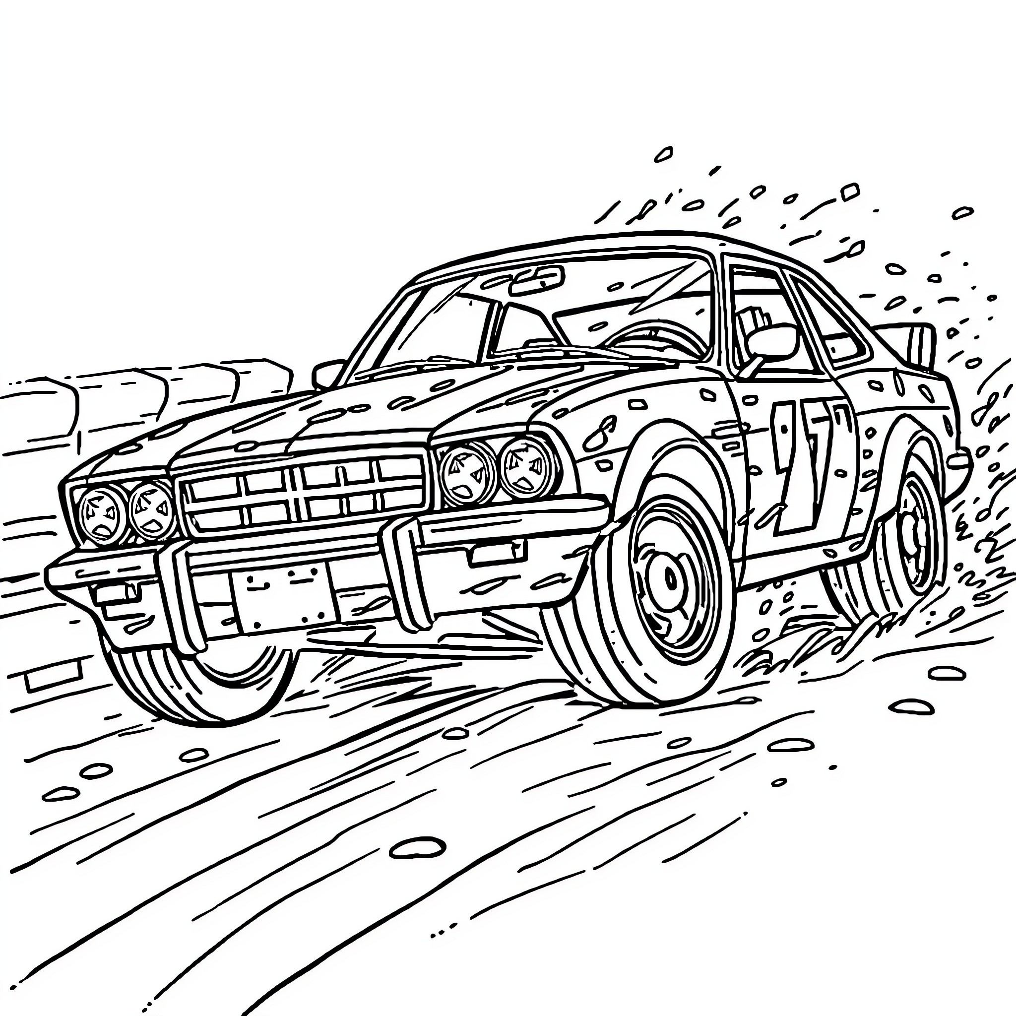 Best Demolition Derby Car Coloring Pages (Free Printable PDF)