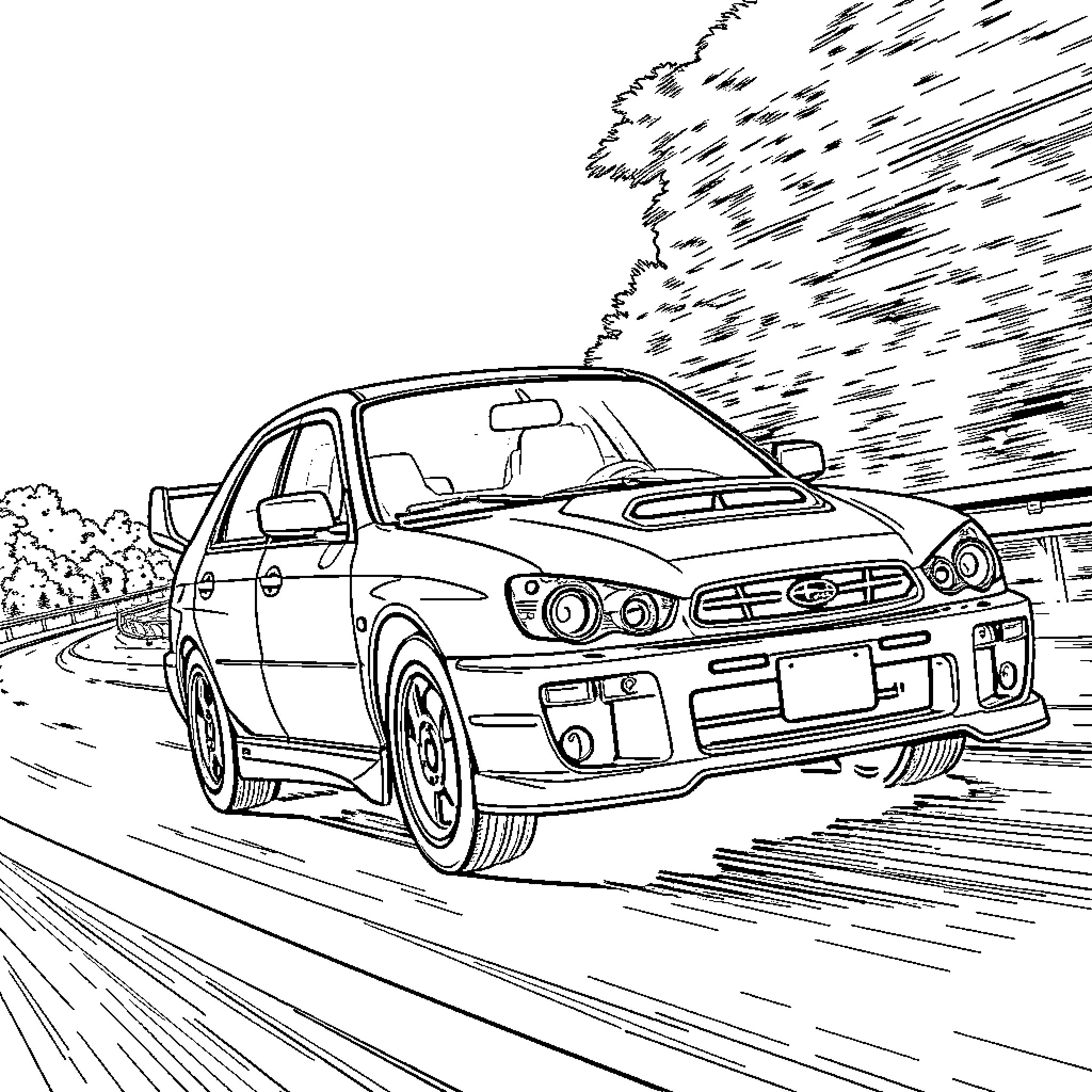 Best Subaru Coloring Pages (Free Printable PDF)
