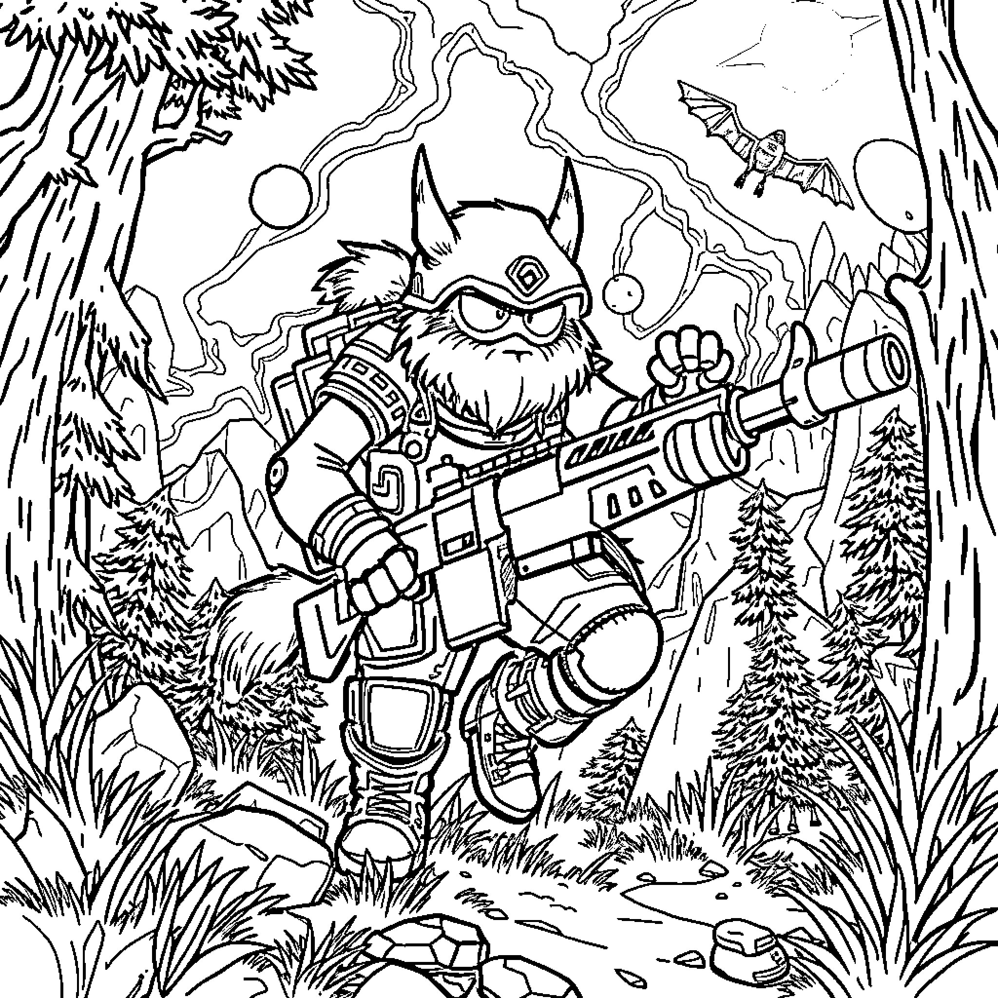 Best Huntrix Coloring Pages (Free Printable PDF)