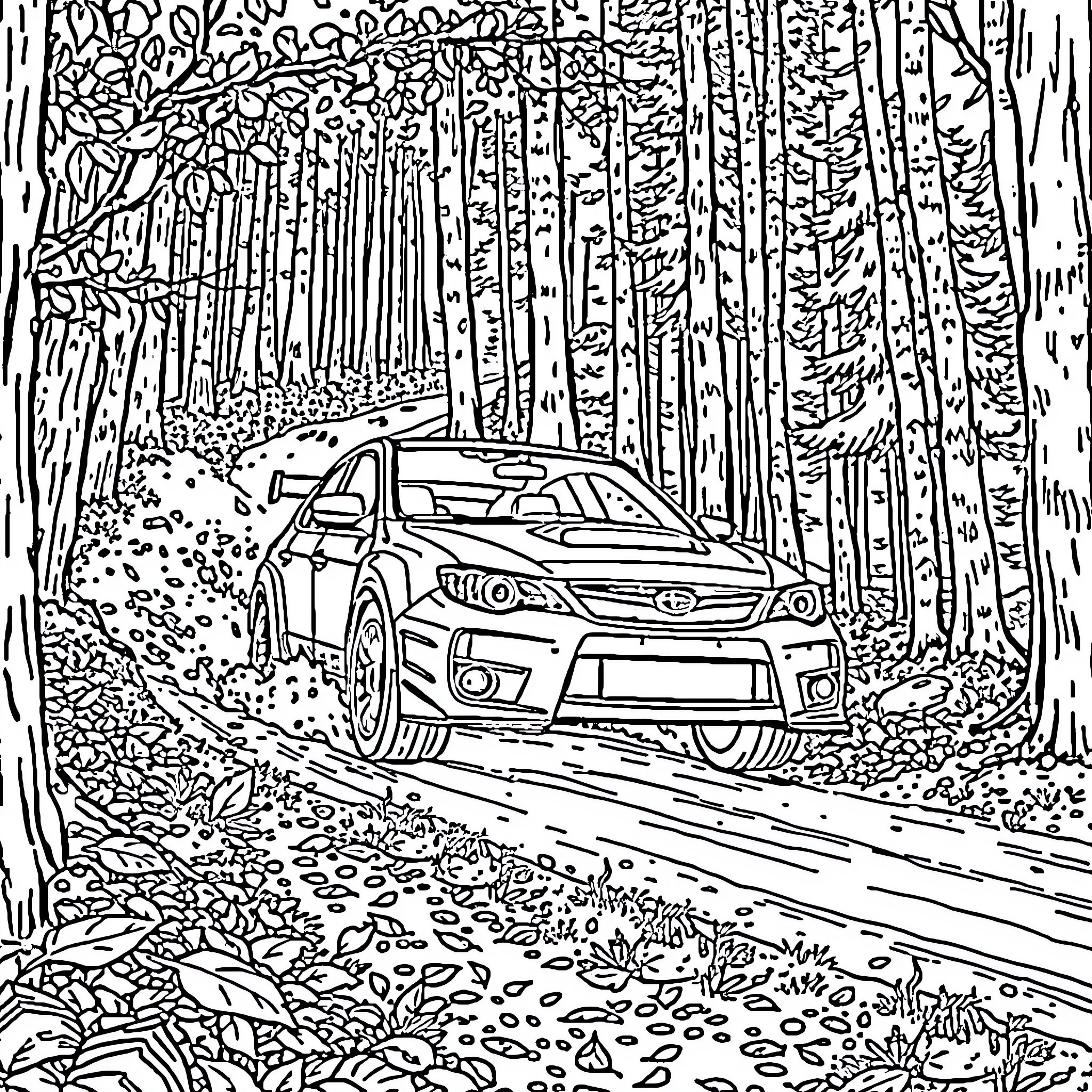 Best Subaru WRX Coloring Pages (Free Printable PDF)