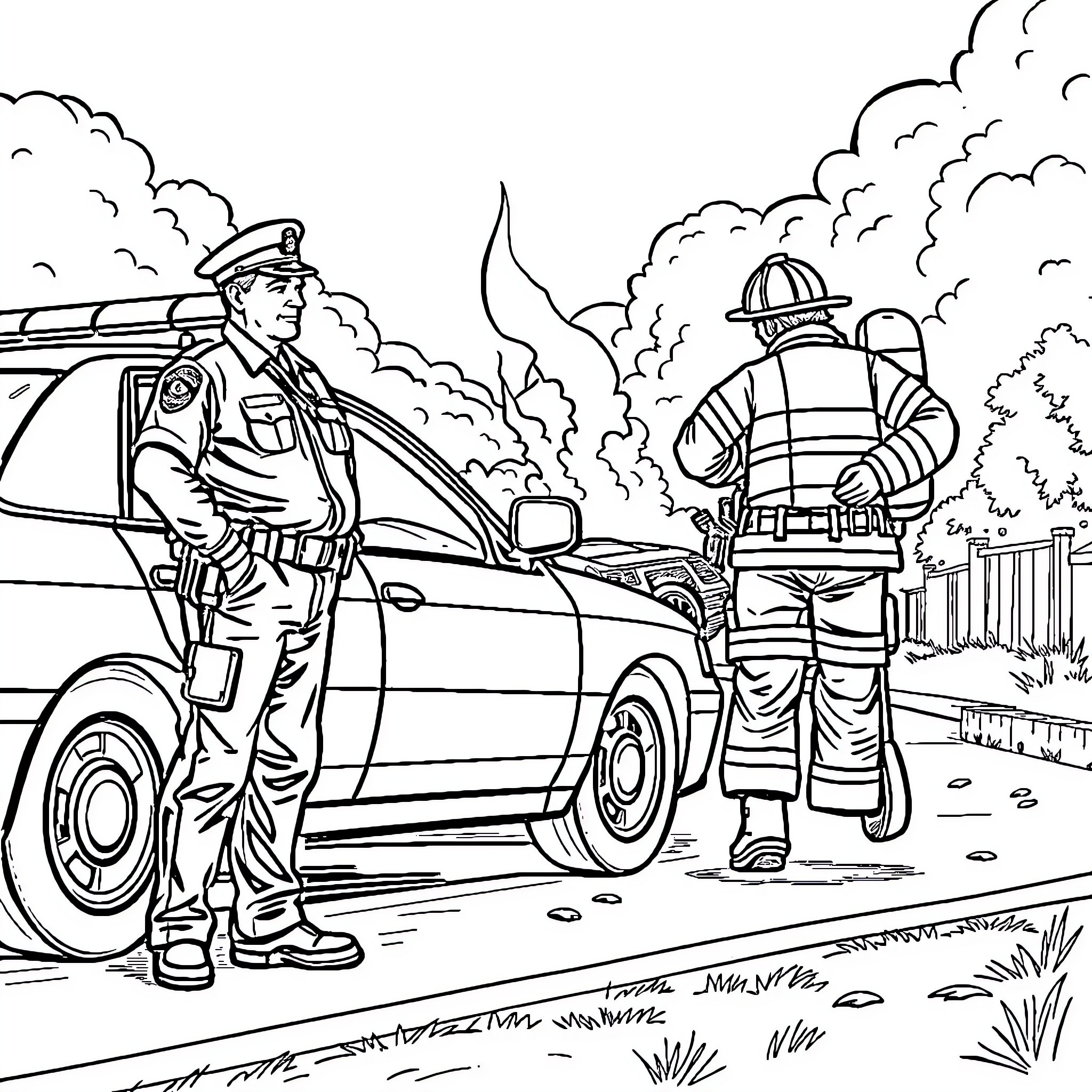 Best Policeman Coloring Pages (Free Printable PDF)