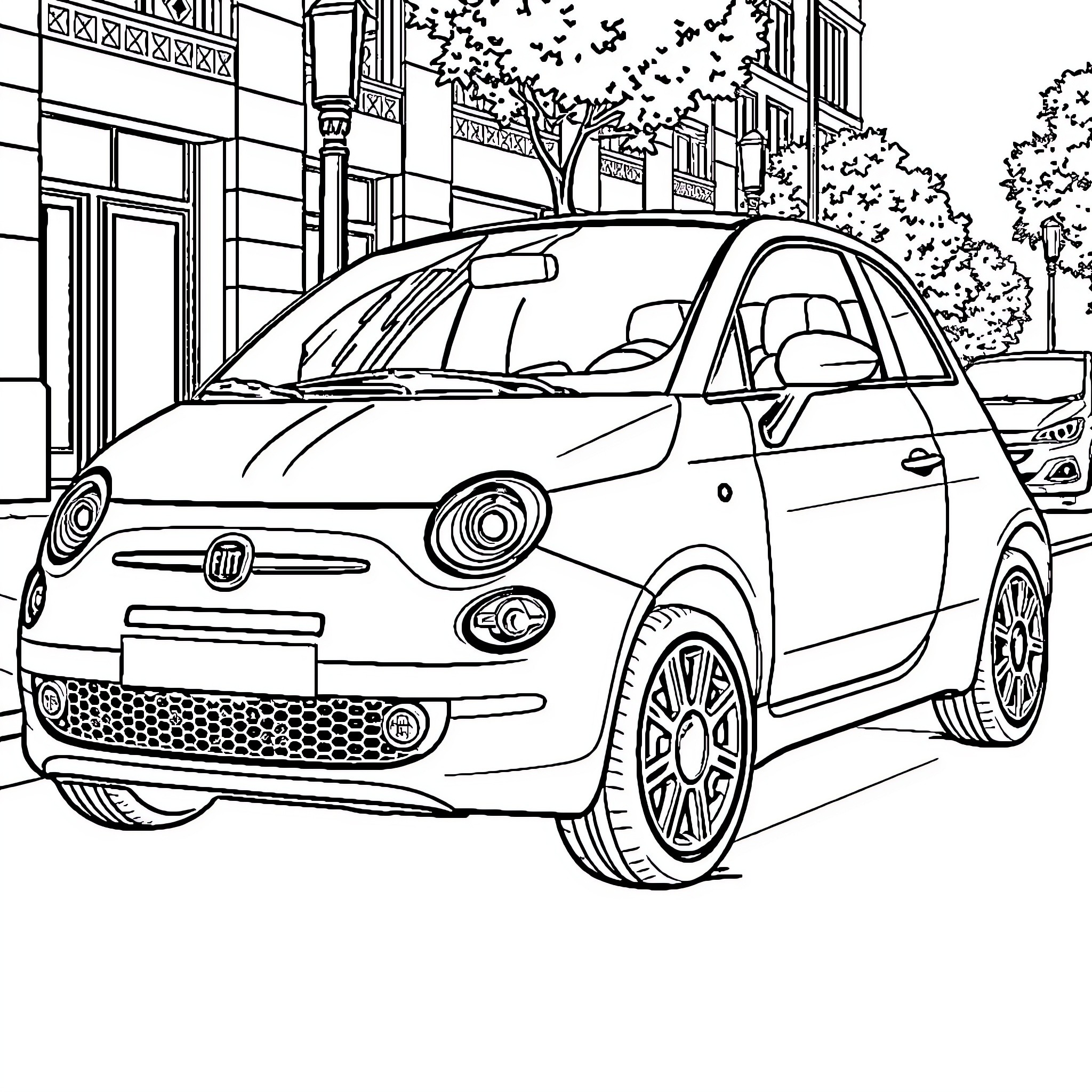 8 Best Fiat Coloring Pages (Free Printable PDFs)