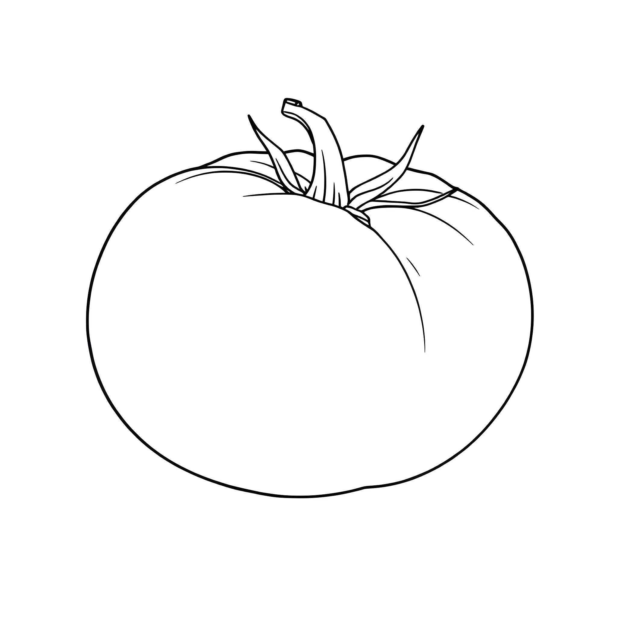 Best Tomato Coloring Pages (Free Printable PDF)