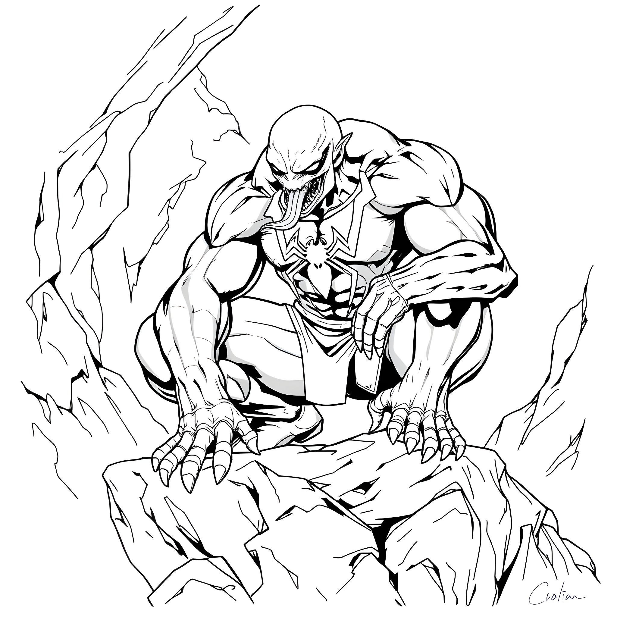 256 Best Venom Coloring Pages (Free Printable PDFs)