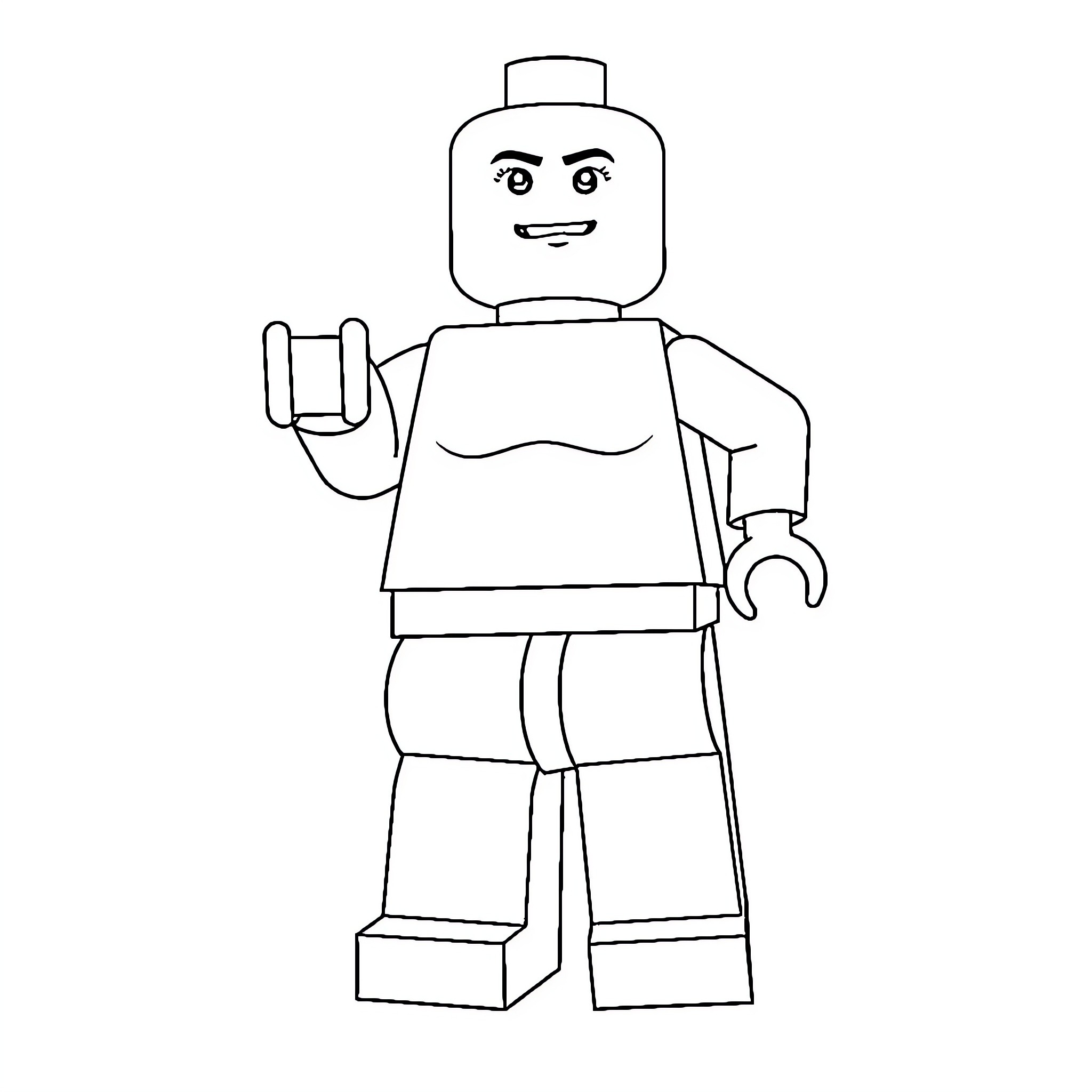Best Lego Man Coloring Pages (Free Printable PDF)