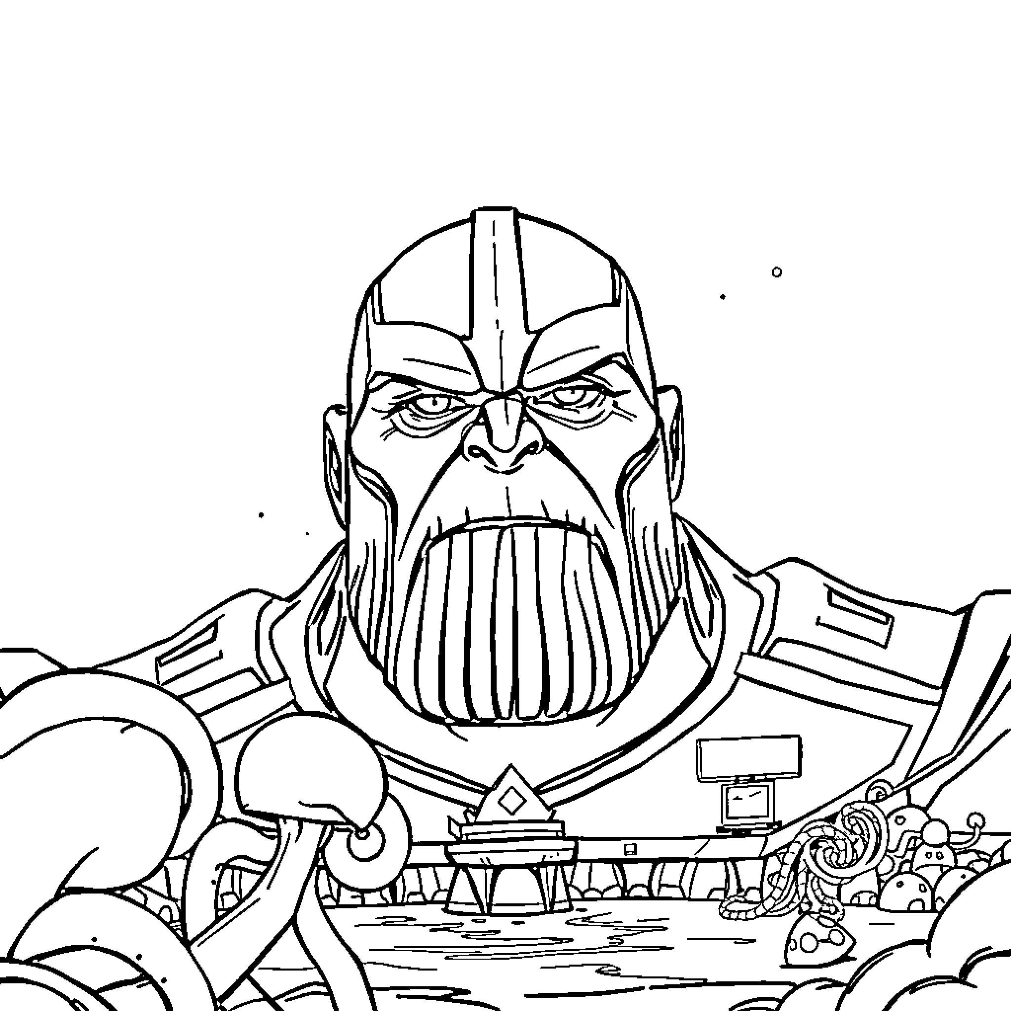 Best Thanos Coloring Pages (Free Printable PDF)