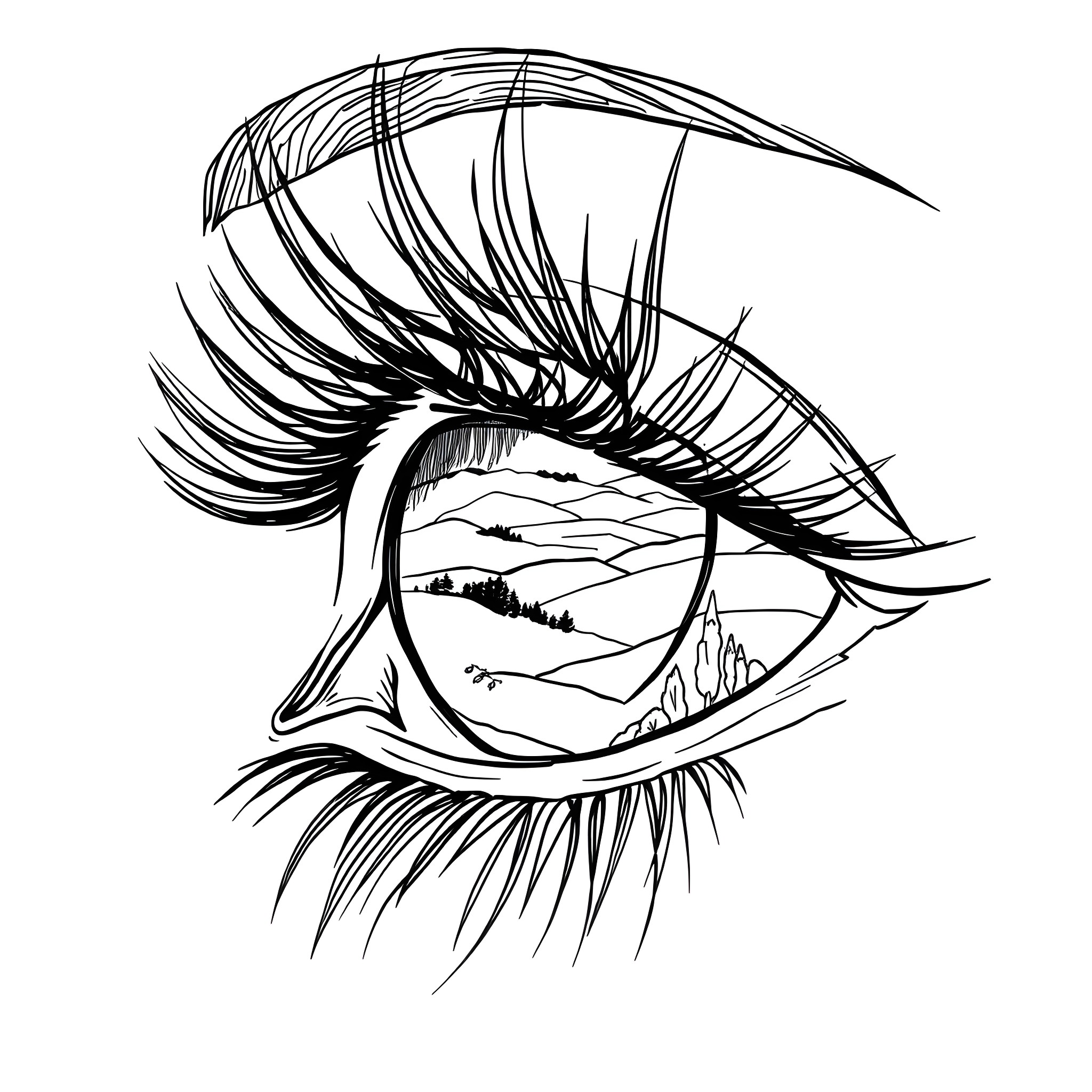 Best Eye Coloring Pages (Free Printable PDF)