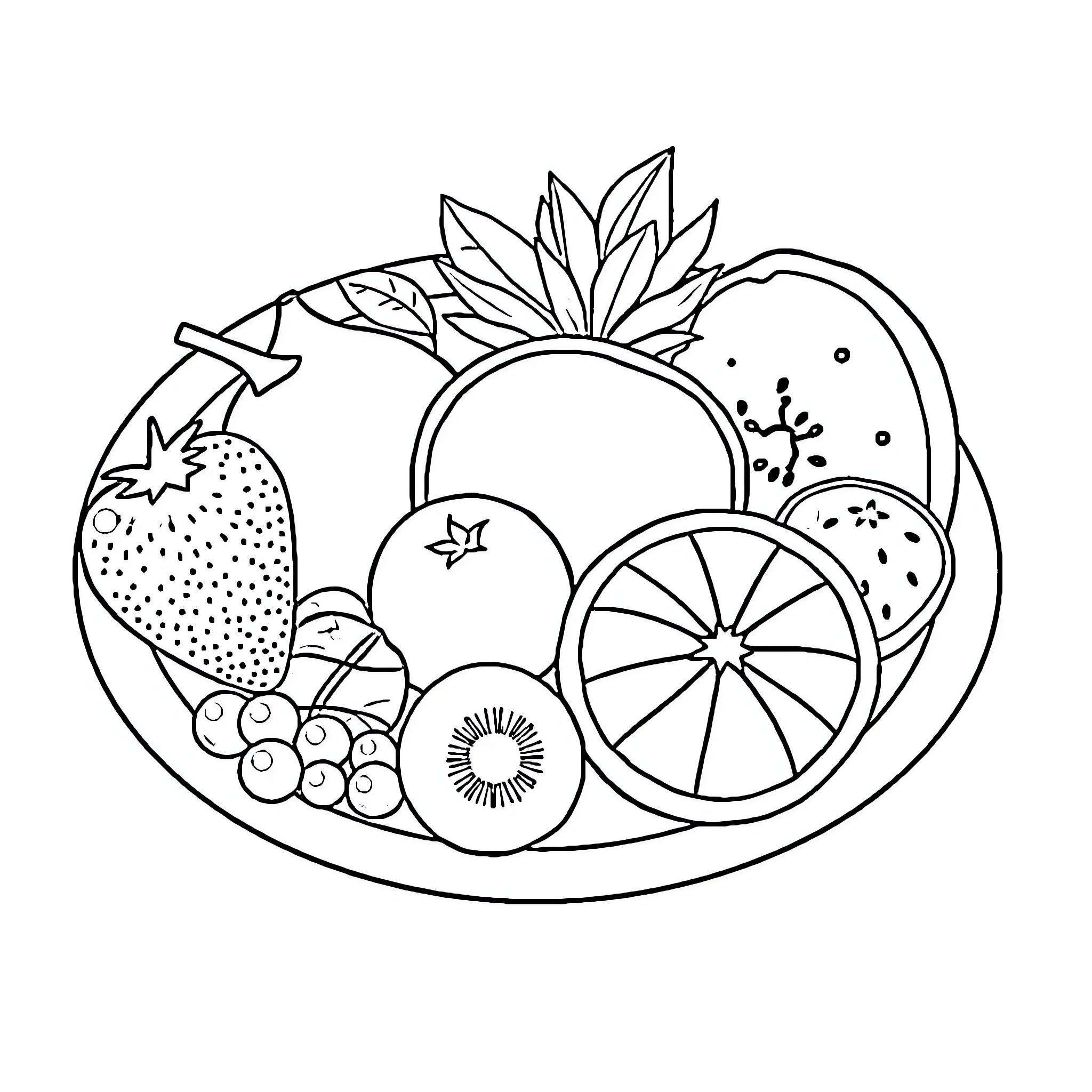 Best Fruit Coloring Pages (Free Printable PDF)