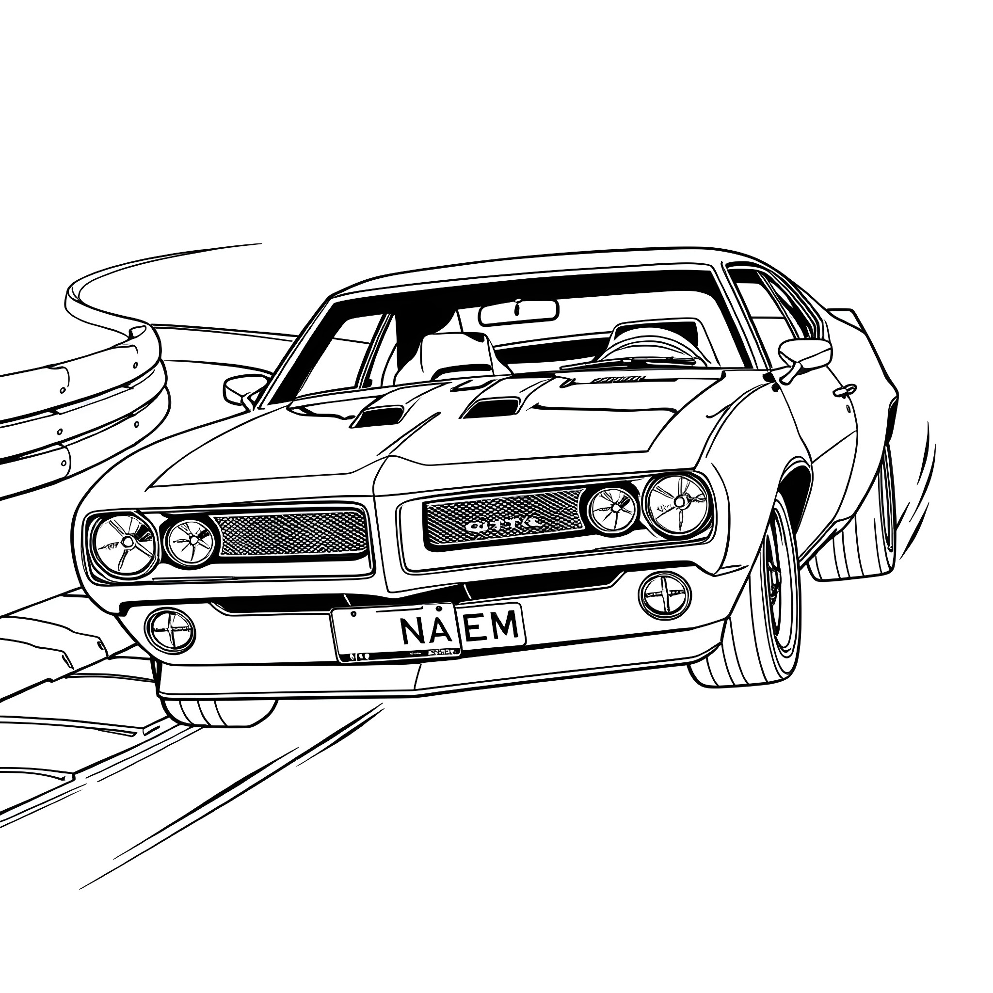 Best Pontiac Coloring Pages (Free Printable PDF)