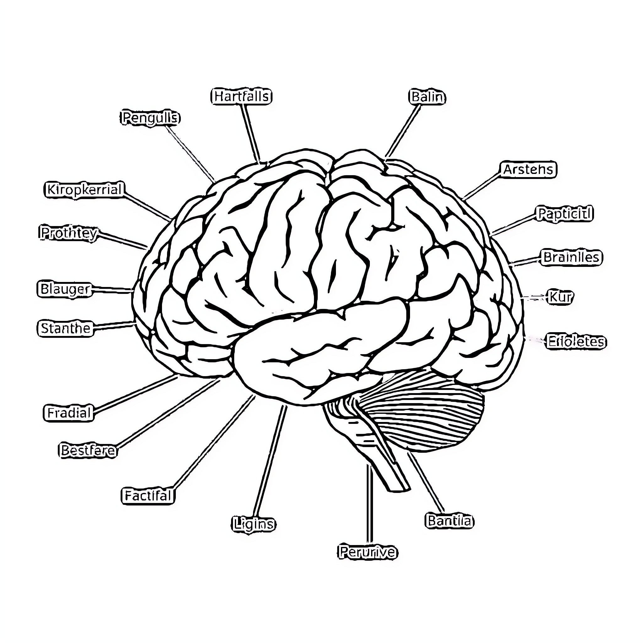 79 Best Brain Coloring Pages (Free Printable PDFs)