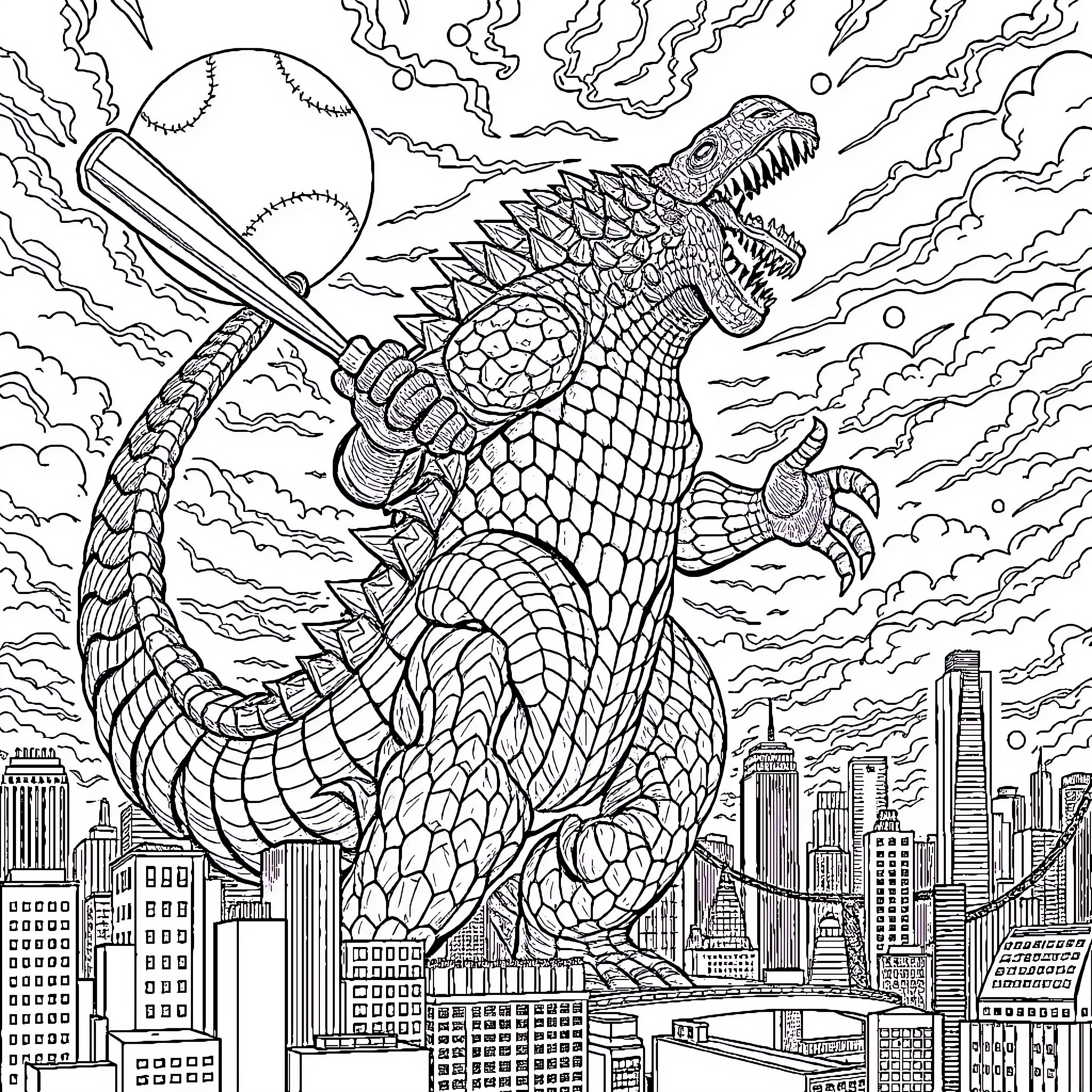 Best Therian Coloring Pages (Free Printable PDF)