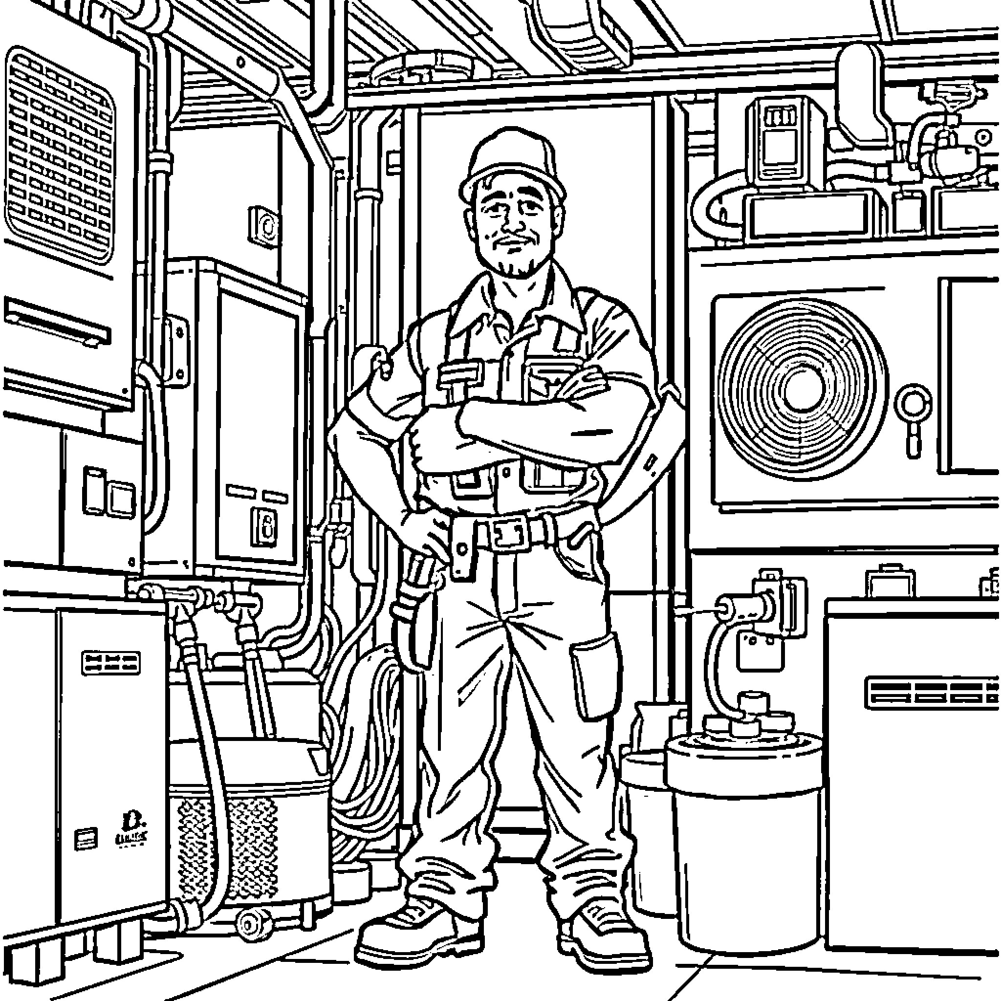 Best Reefer Technician Coloring Pages (Free Printable PDF)