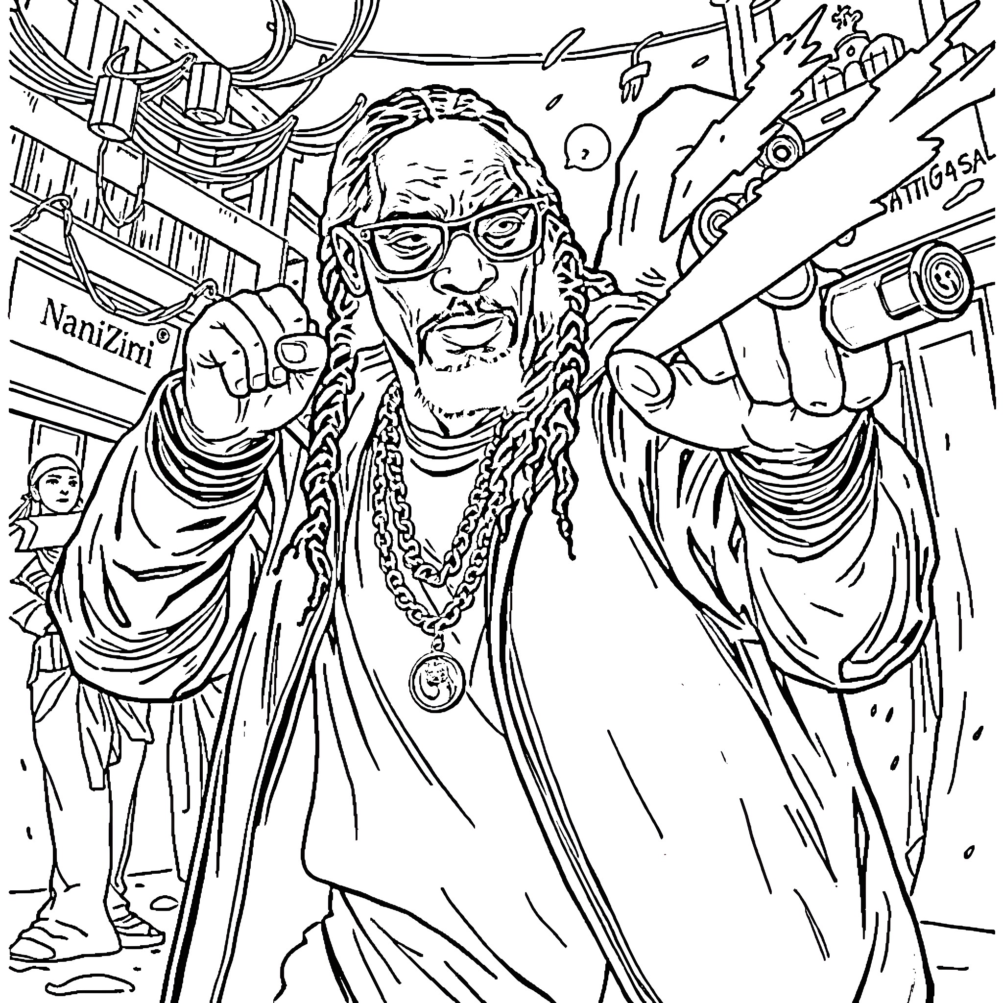 Best Snoop Dogg Coloring Pages (Free Printable PDF)