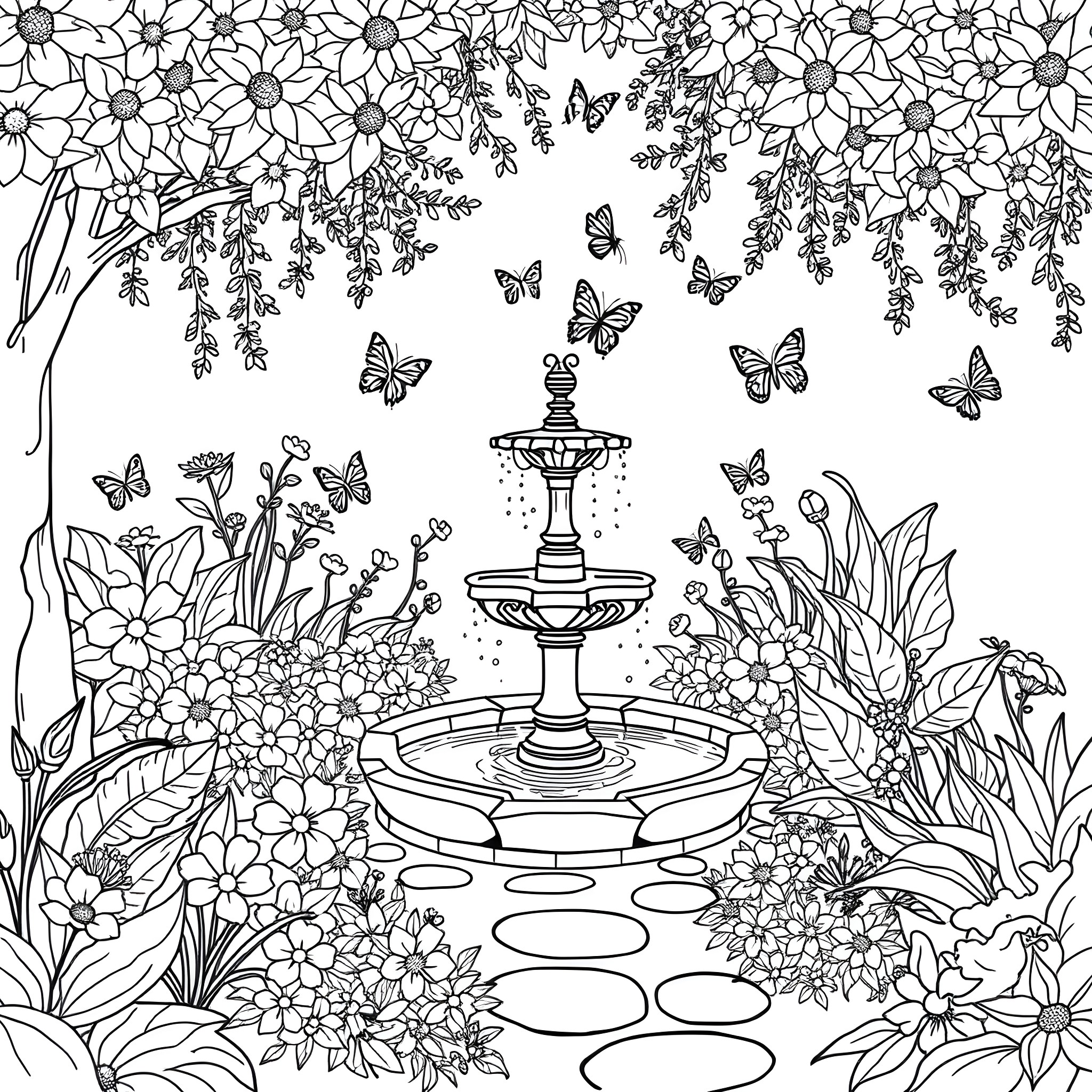 124 Best Garden Coloring Pages (Free Printable PDFs)