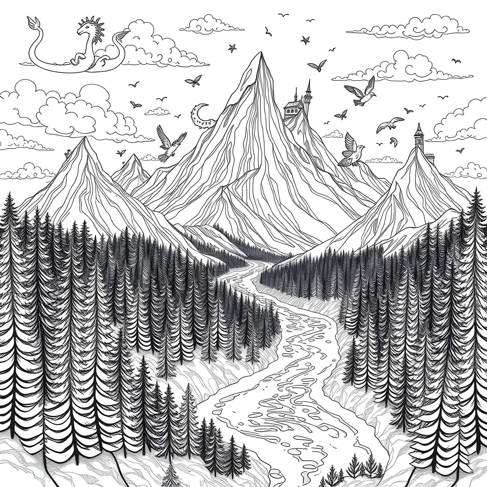 116 Best Nature Coloring Pages (Free Printable PDFs)