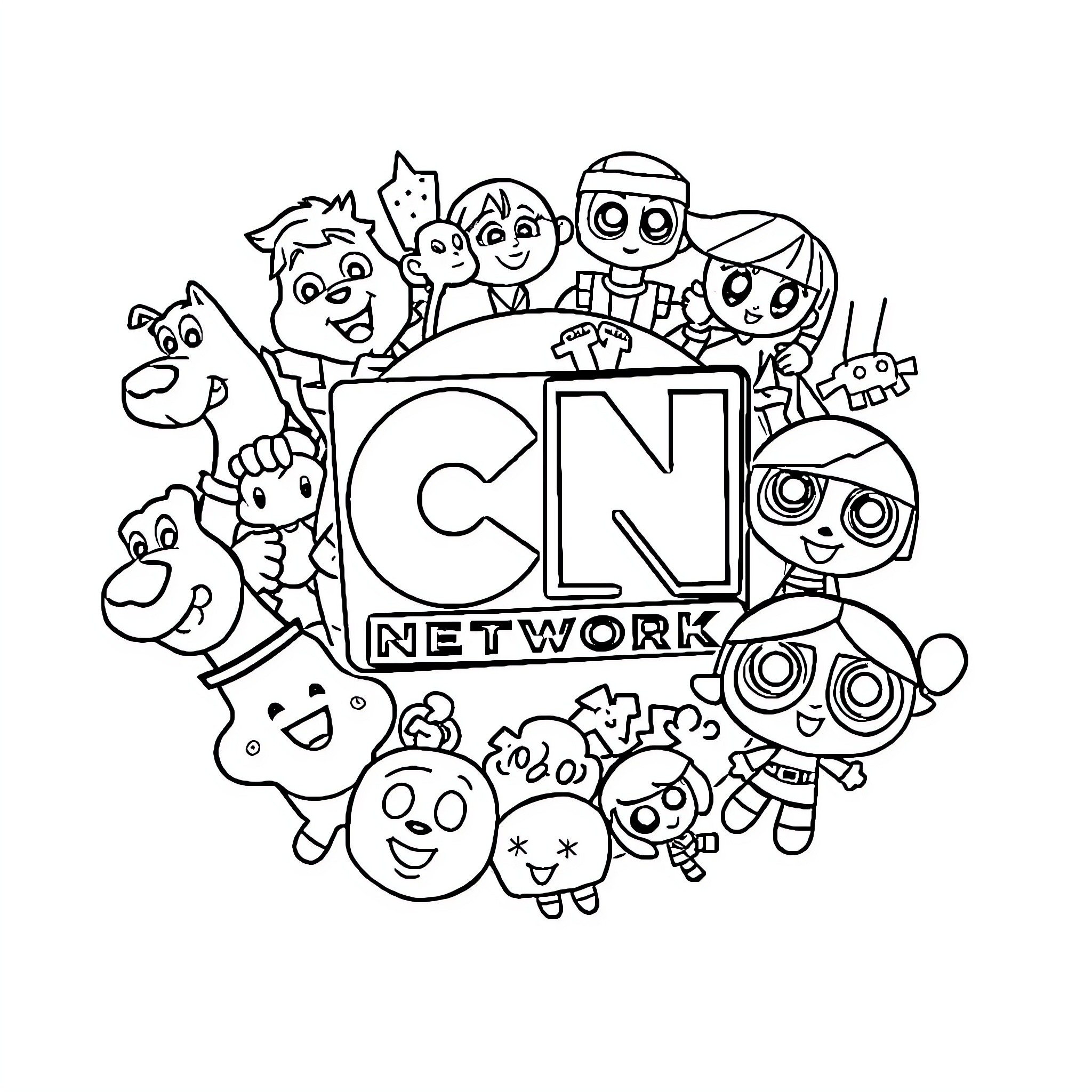 Best Cartoon Network Coloring Pages (Free Printable PDF)