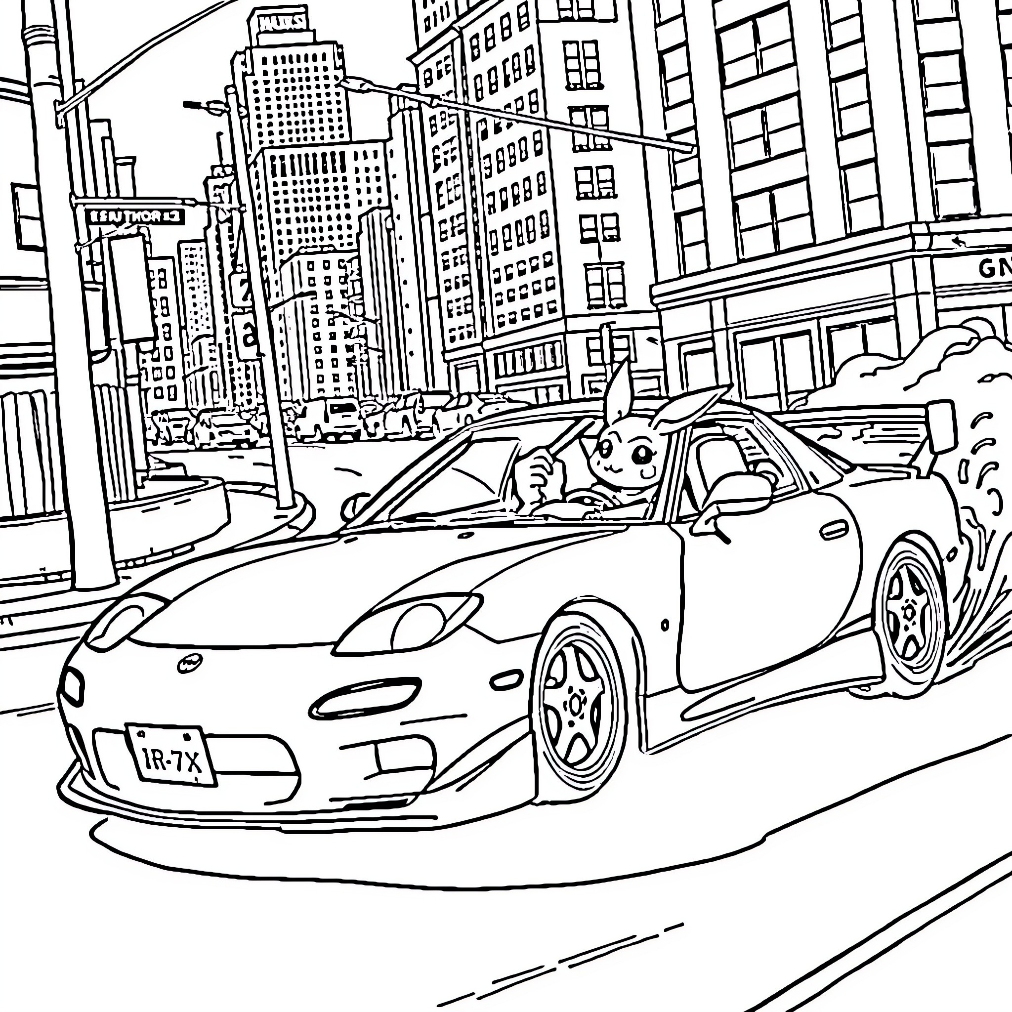 Best Rx7 Coloring Pages (Free Printable PDF)
