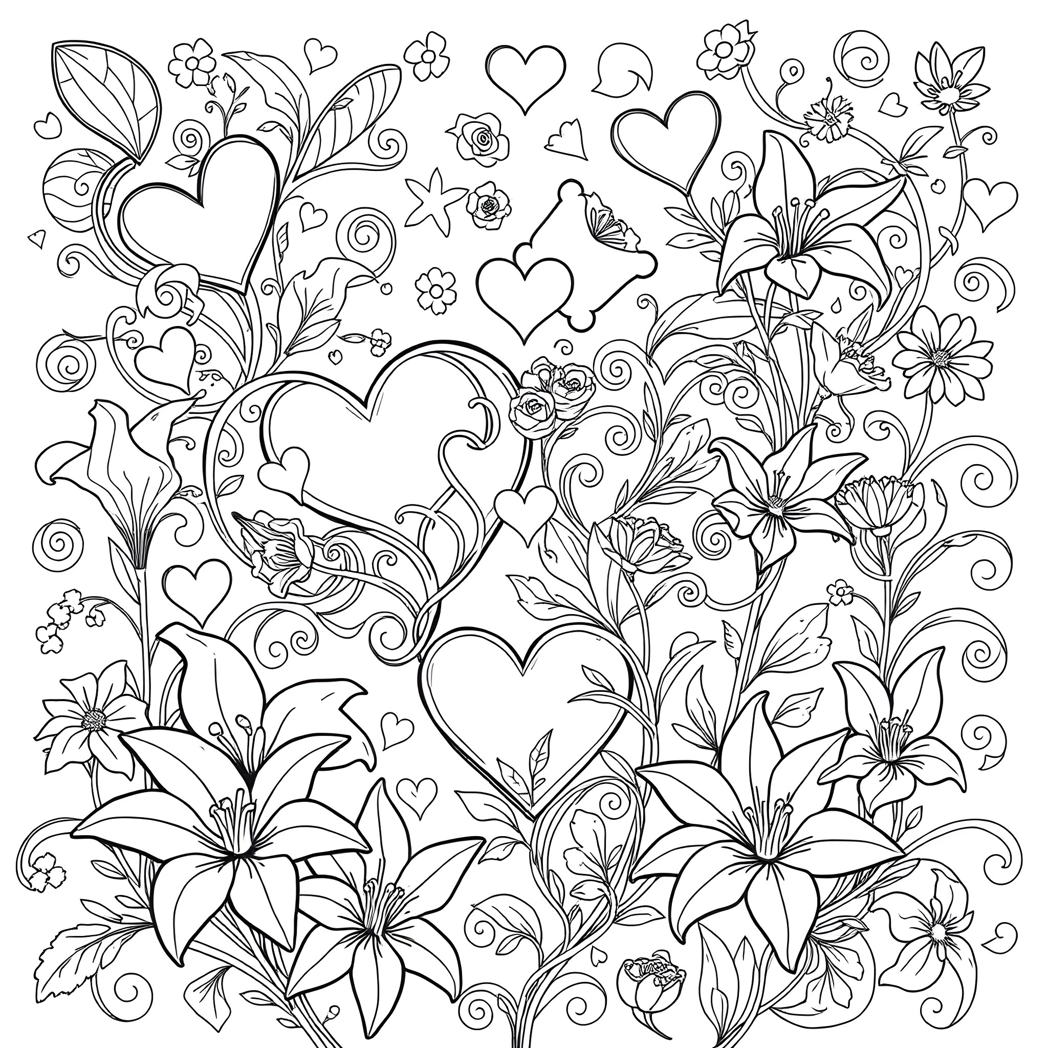 Best Heart Coloring Pages (Free Printable PDF)