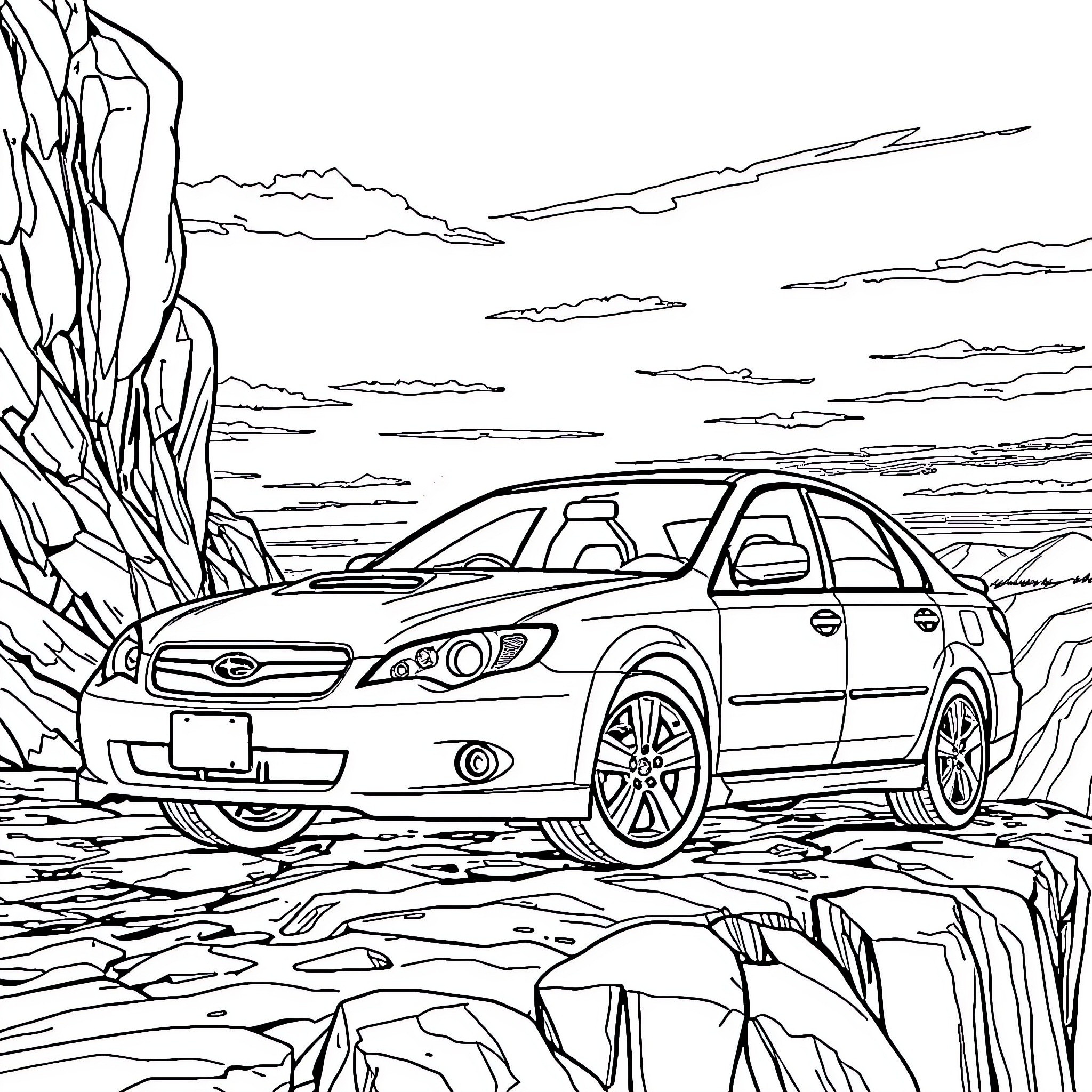 Best Subaru Coloring Pages (Free Printable PDF)