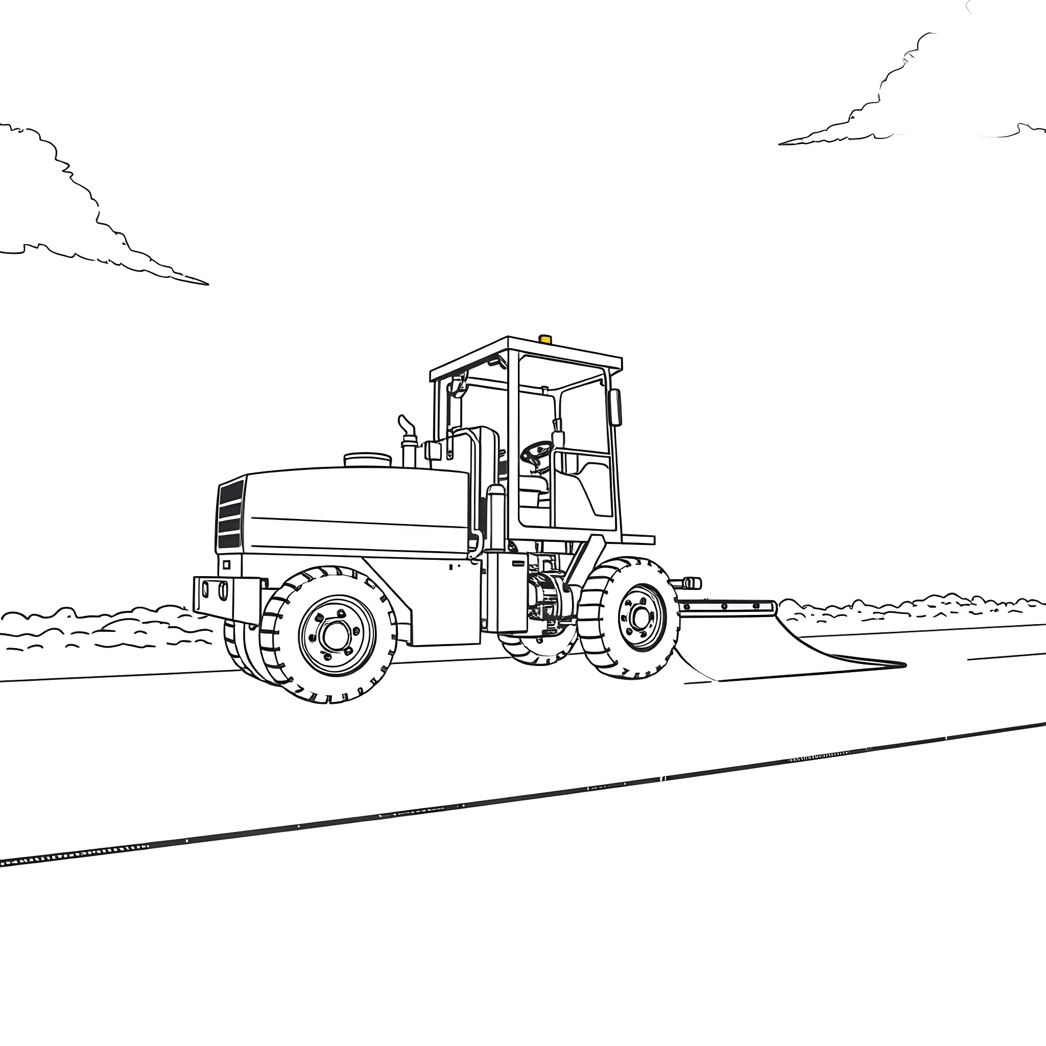 37 Best Asphalt Paver Coloring Pages (Free Printable PDFs)