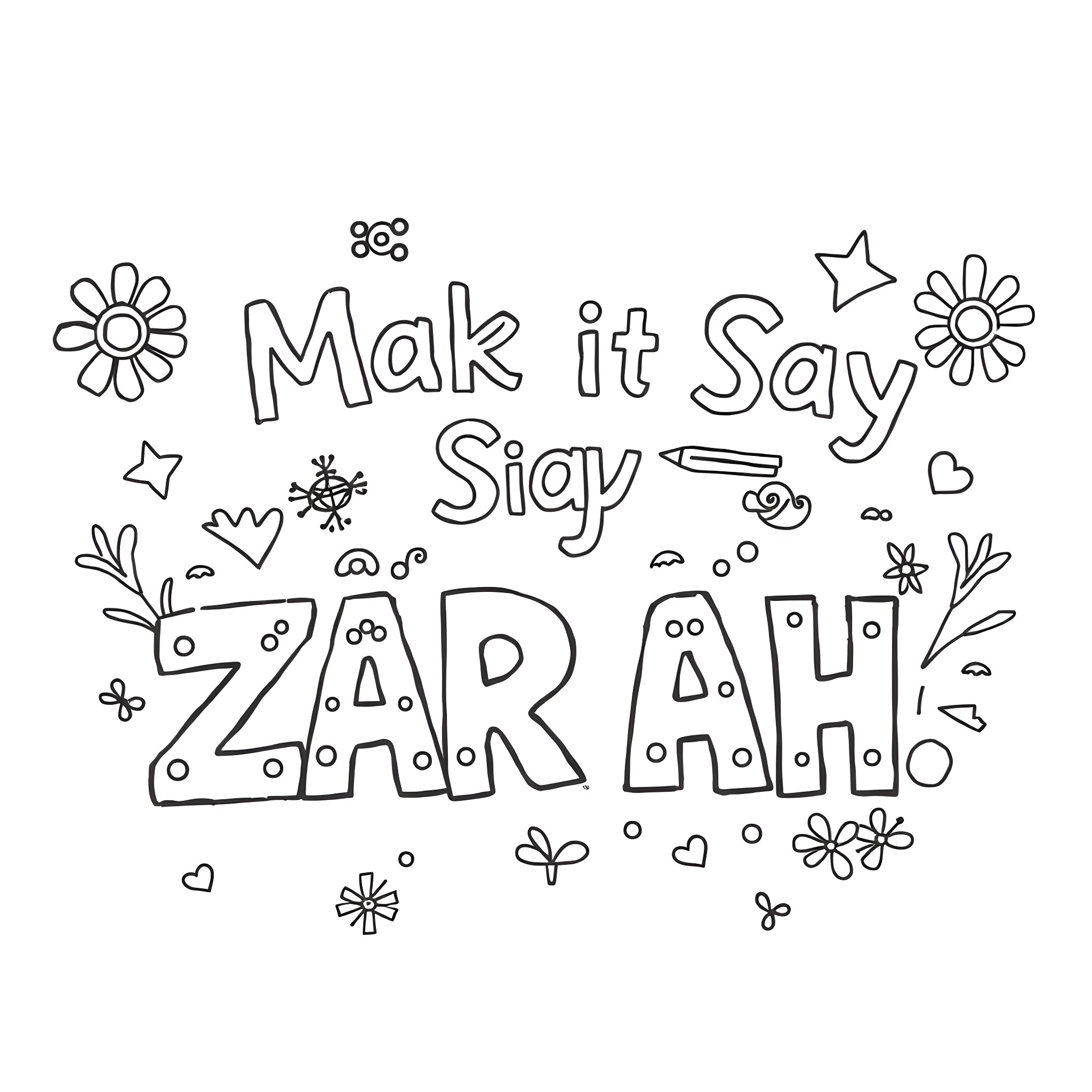 Best Zarah Coloring Pages (Free Printable PDF)