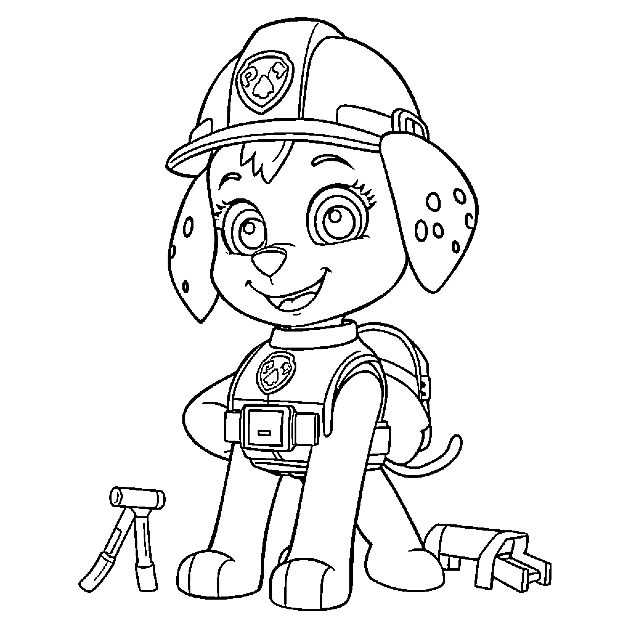Best Rubble Coloring Pages (Free Printable PDF)