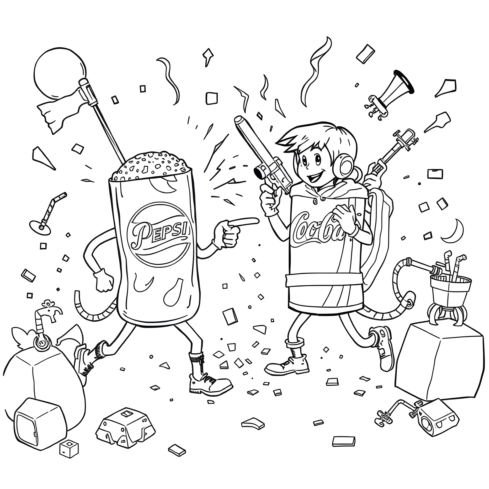 Best Pepsi Coloring Pages (Free Printable PDF)