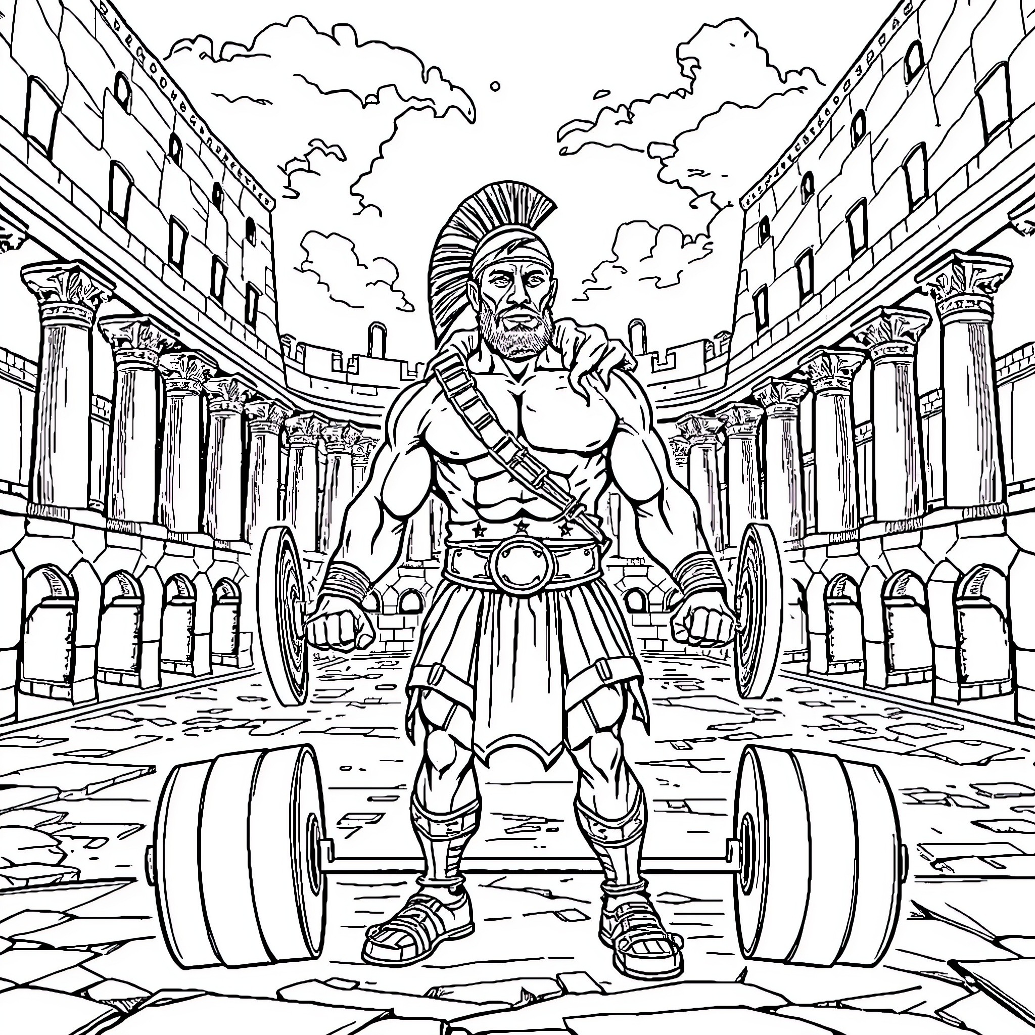 15 Best Gladiator Coloring Pages (Free Printable PDFs)